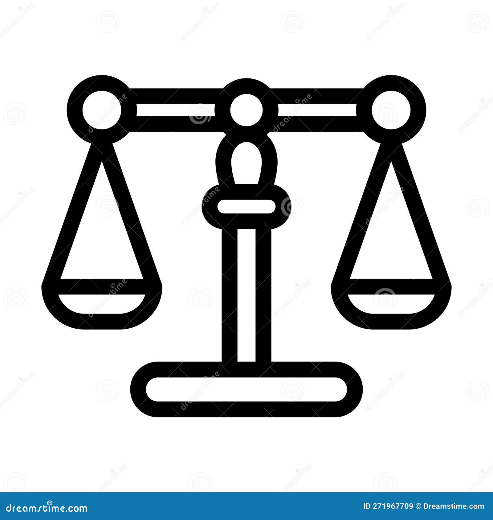 Scale Vector Thick Line Icon for Personal and Commercial Use Stock ...