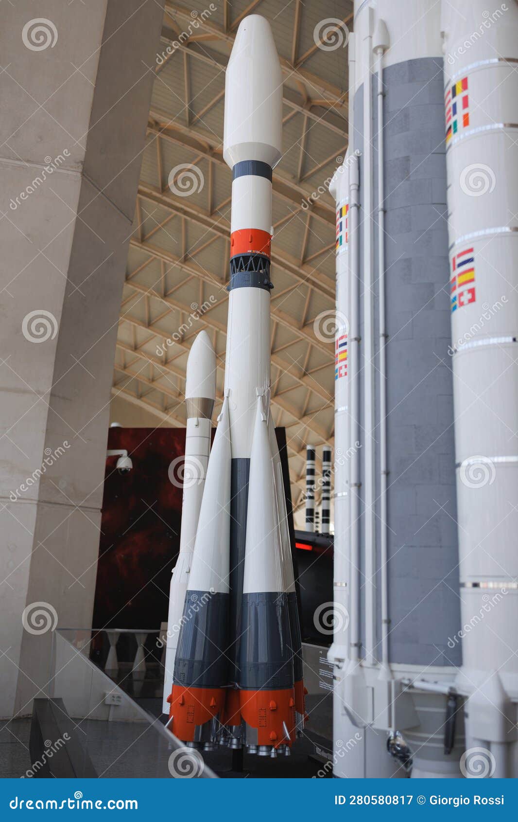 Scaled Down Model of a Space Rocket Stock Image - Image of speed ...