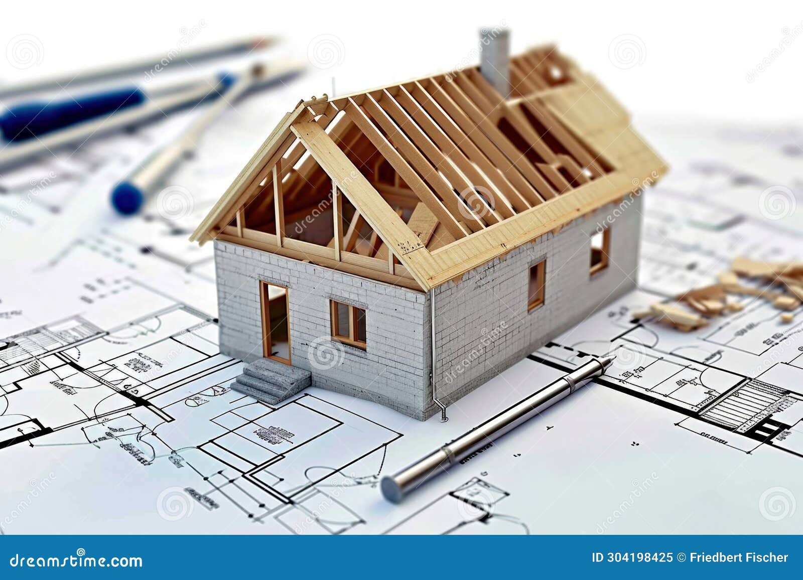 Scaled Replica House with Digital Schematics, Redesign Plans, Workshop ...