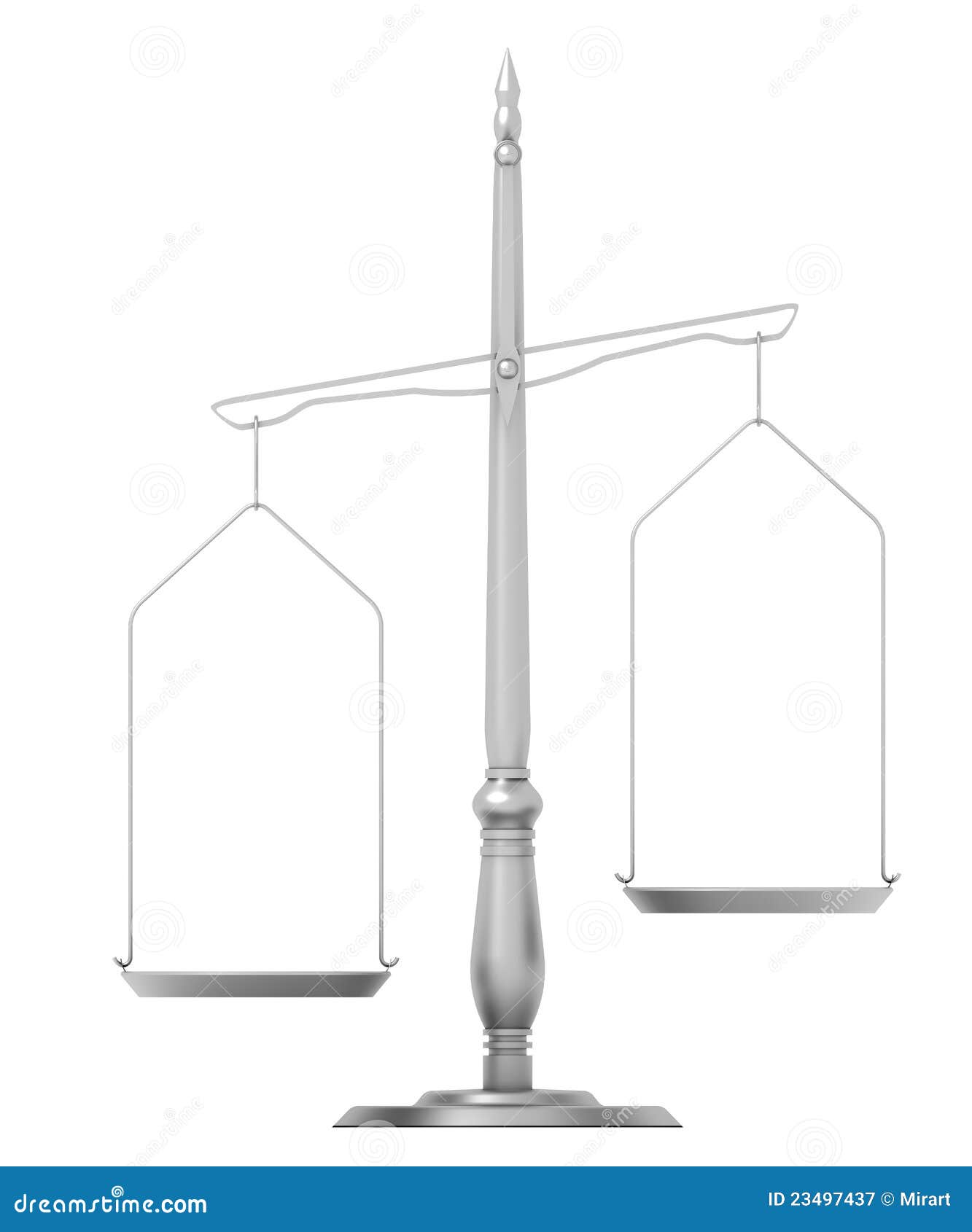 Scales. 3d stock illustration. Illustration of counterbalance - 23497437