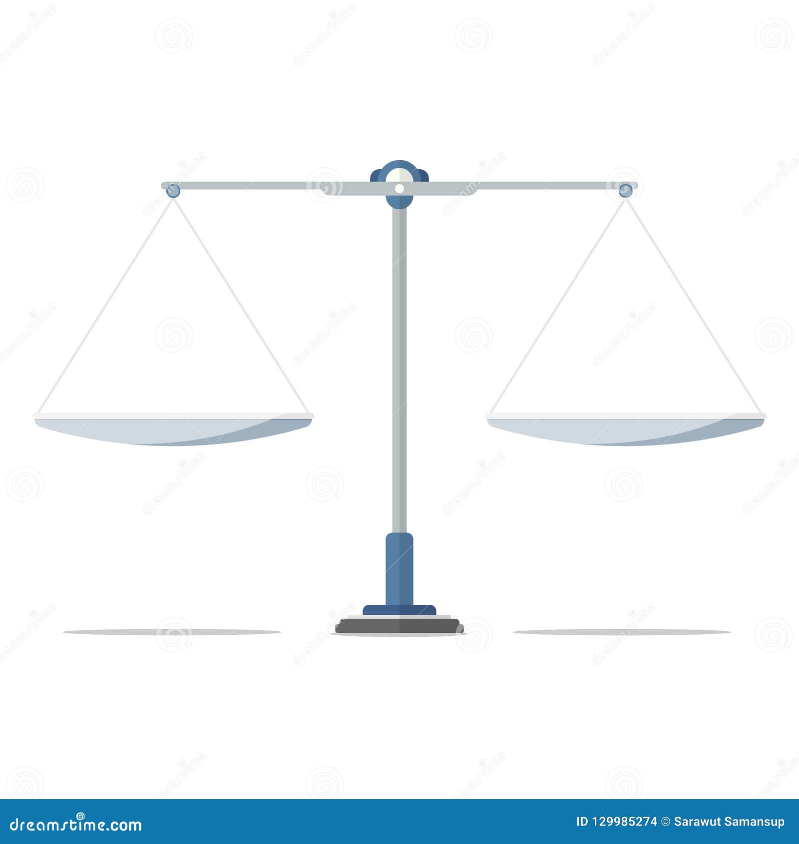 Scales balance flat vector stock vector. Illustration of black - 129985274