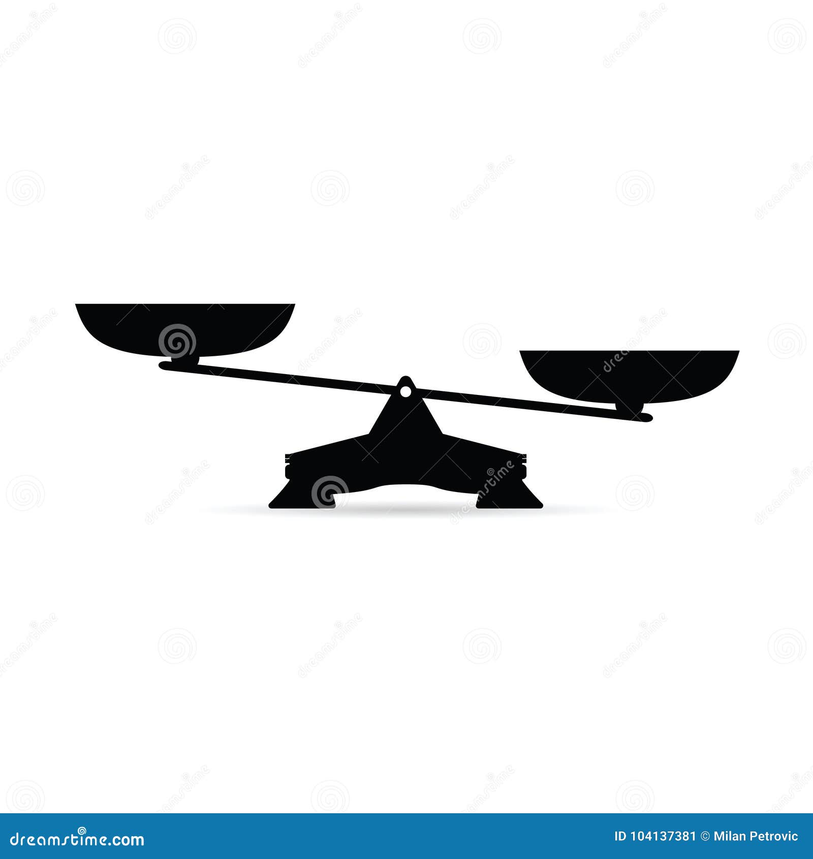 Scales in Black Color Illustration Stock Vector - Illustration of ...