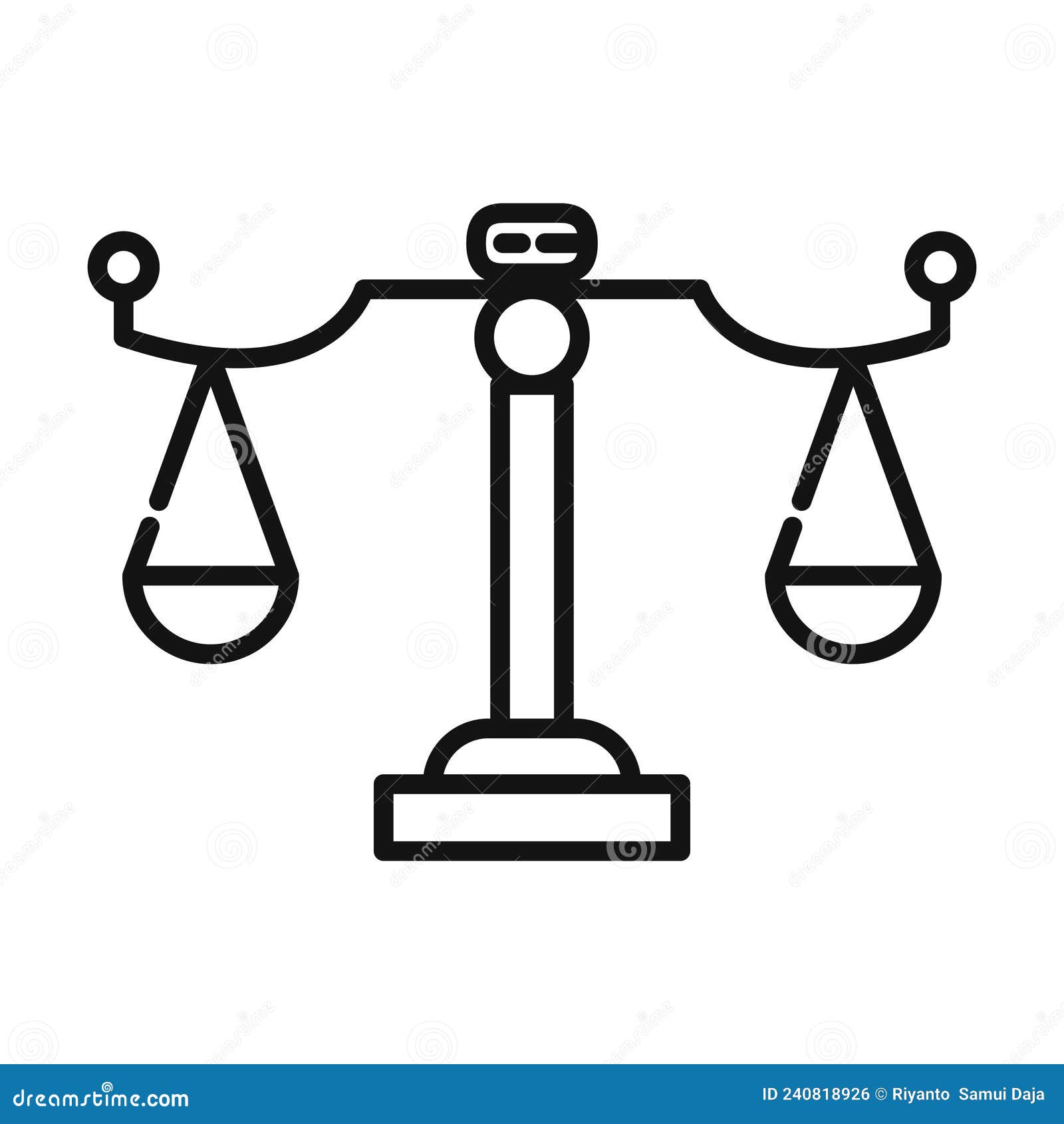 Scales Black and White Illustration Stock Vector - Illustration of ...