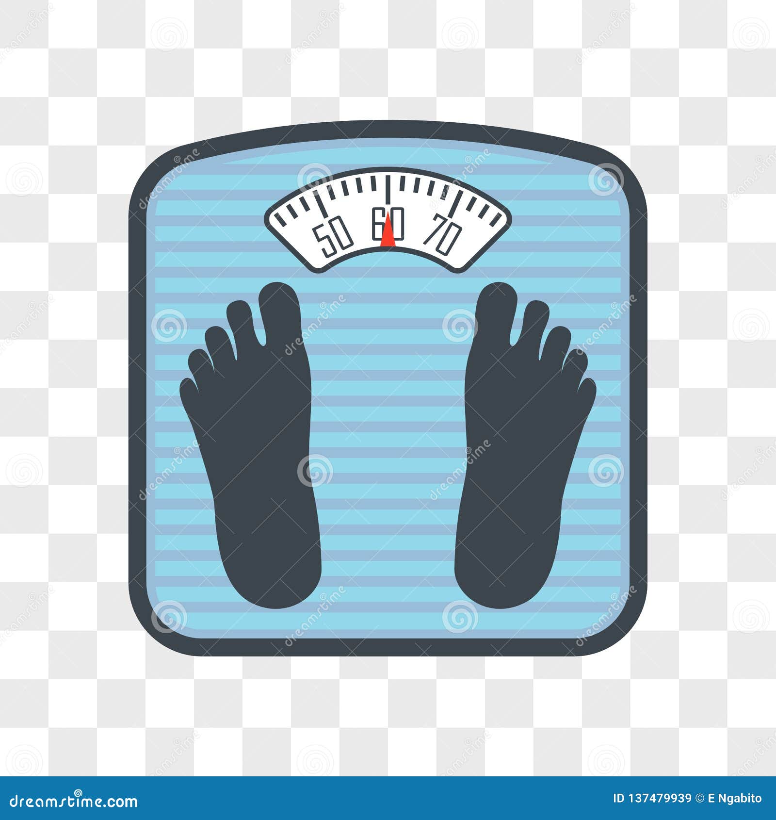 Scales. Dial Of Floor Scales At Zero. Vector, Cartoon Illustration ...