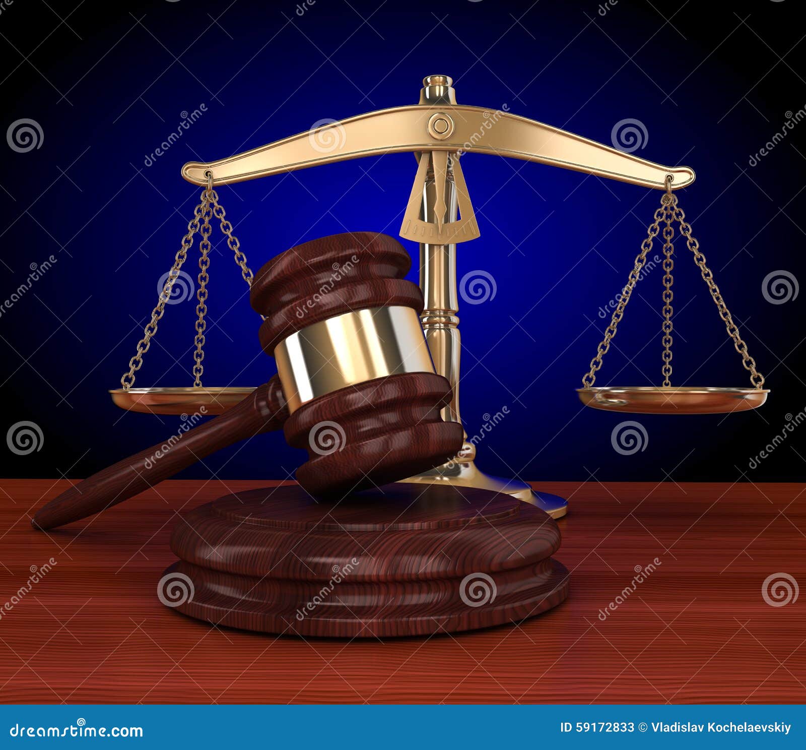 Scales and hammer stock illustration. Illustration of judge - 59172833