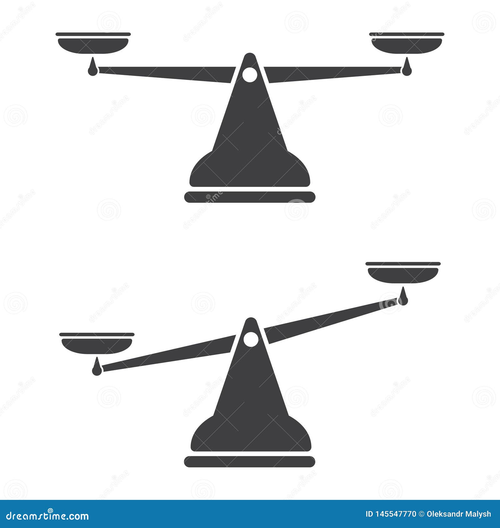 Scales Icon. Libra Vector Compare Botanical Design Stock Vector ...