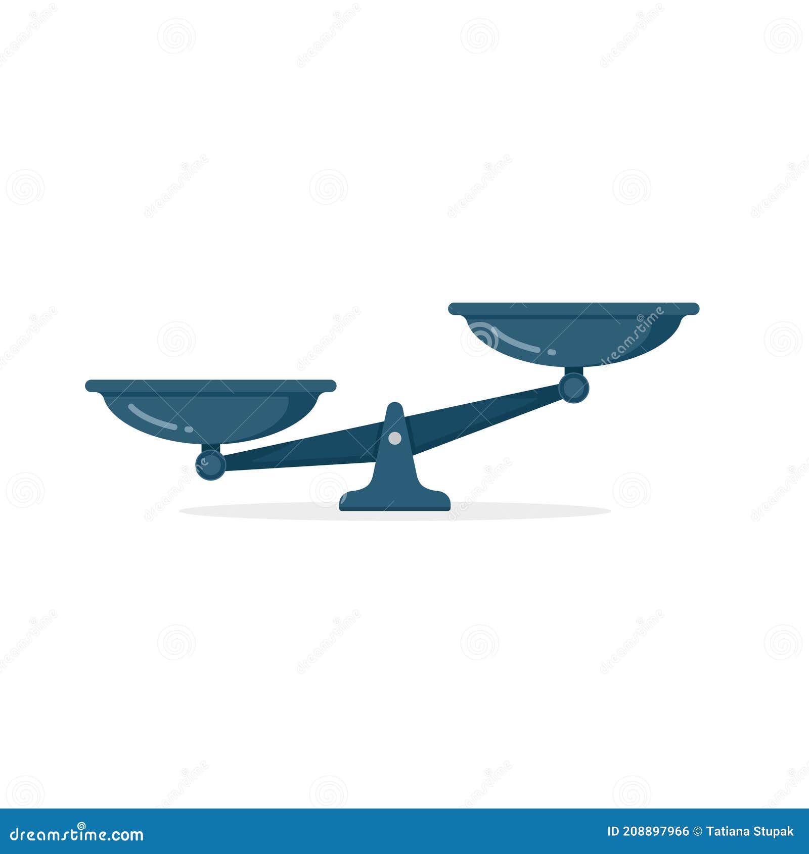 Scales Icon Scale Vector Isolated Color Flat Symbol on White Background ...