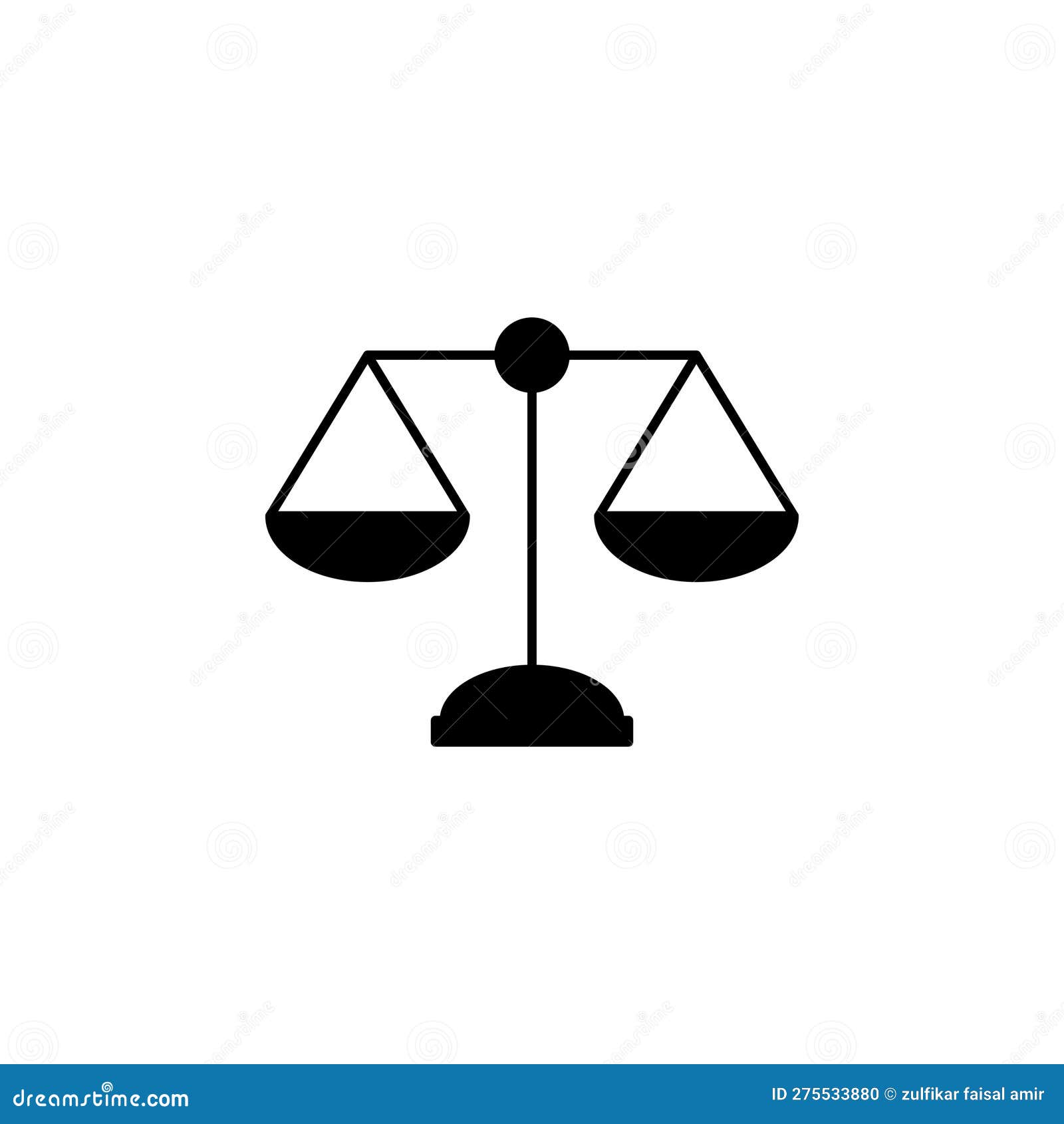 Scales Icon . Law Scale Icon. Scales Vector Icon. Justice Stock Vector ...