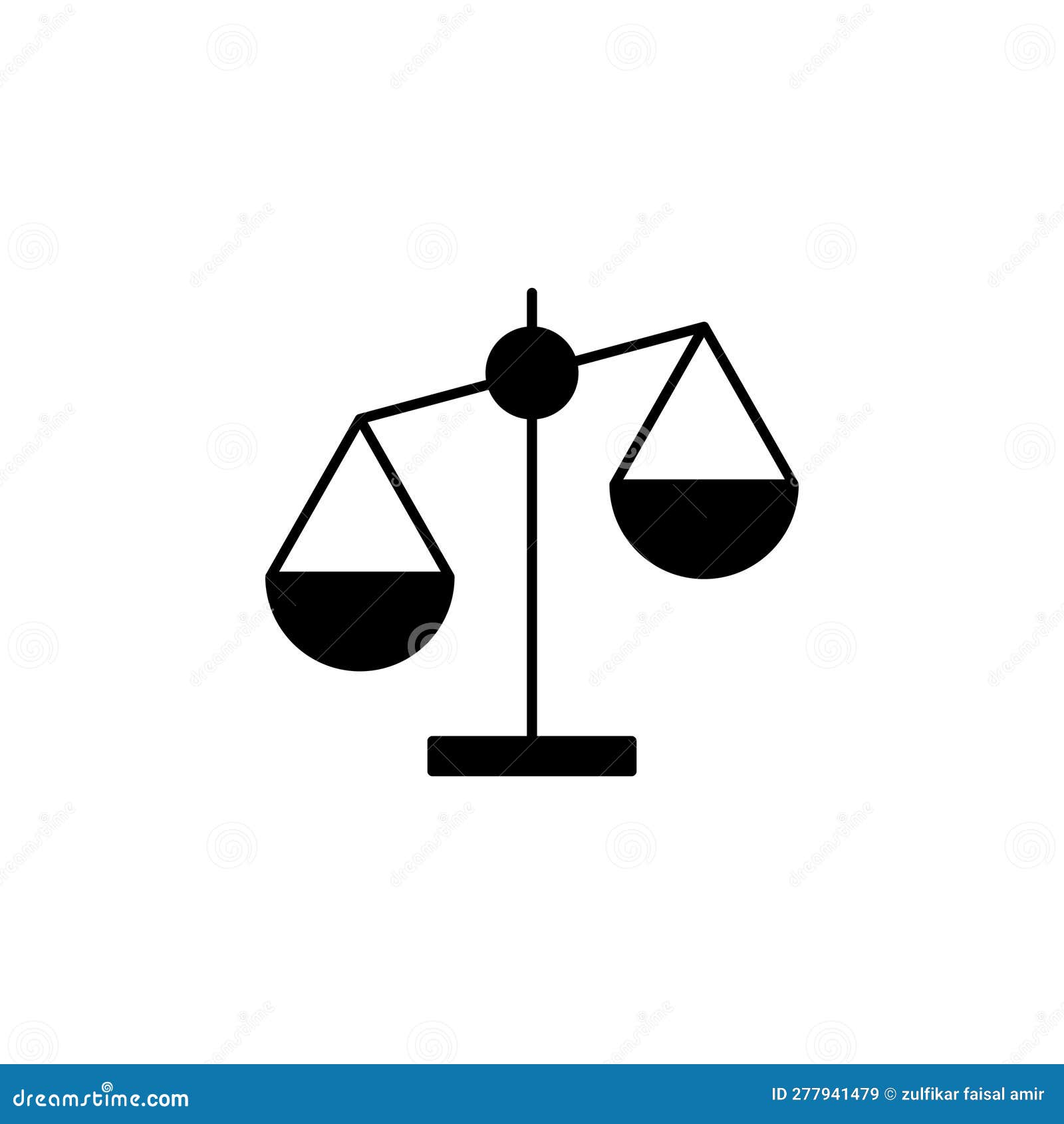 Scales Icon . Law Scale Icon. Scales Vector Icon. Justice Stock ...