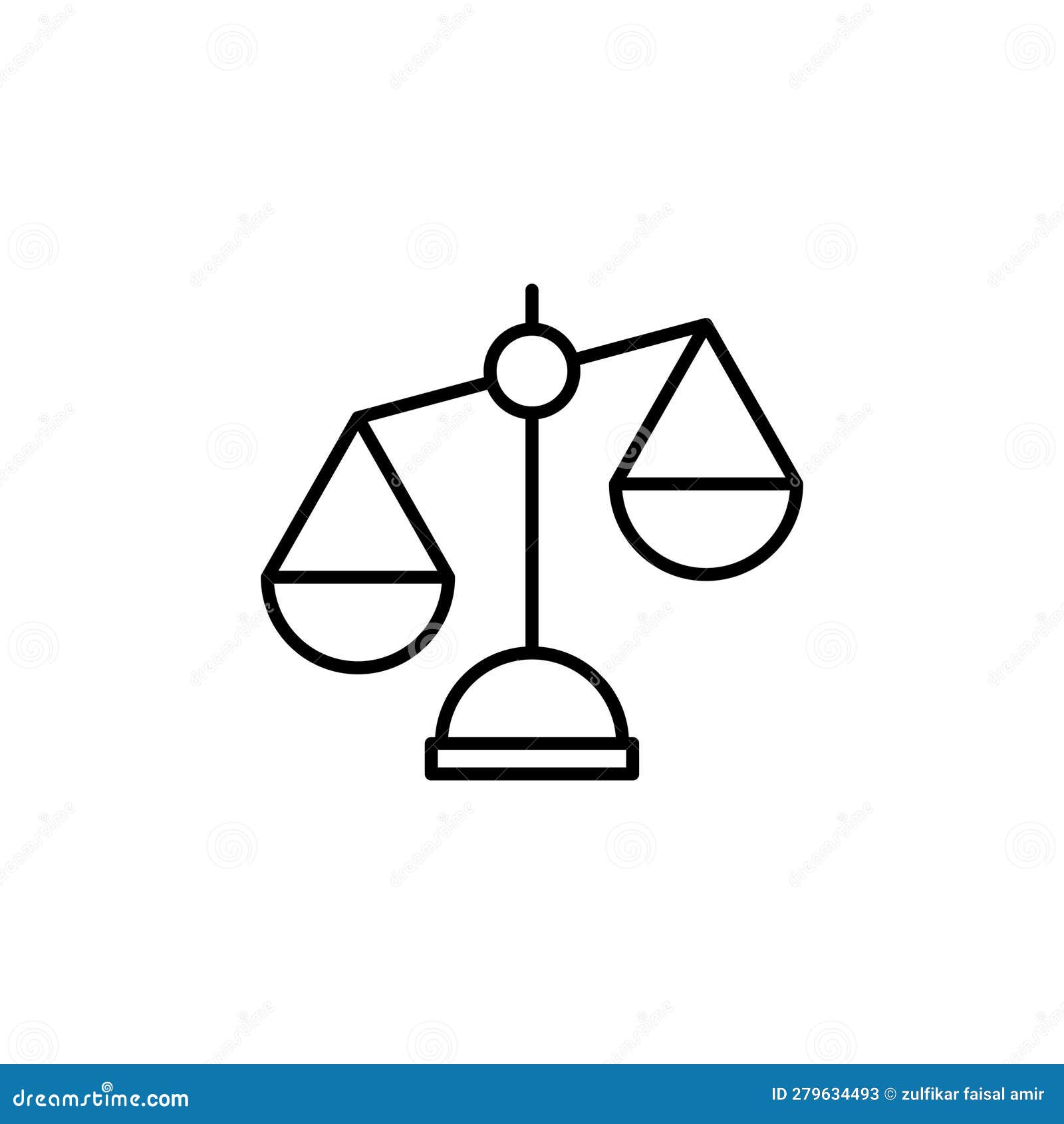 Scales Icon . Law Scale Icon. Scales Vector Icon. Justice Stock Vector ...