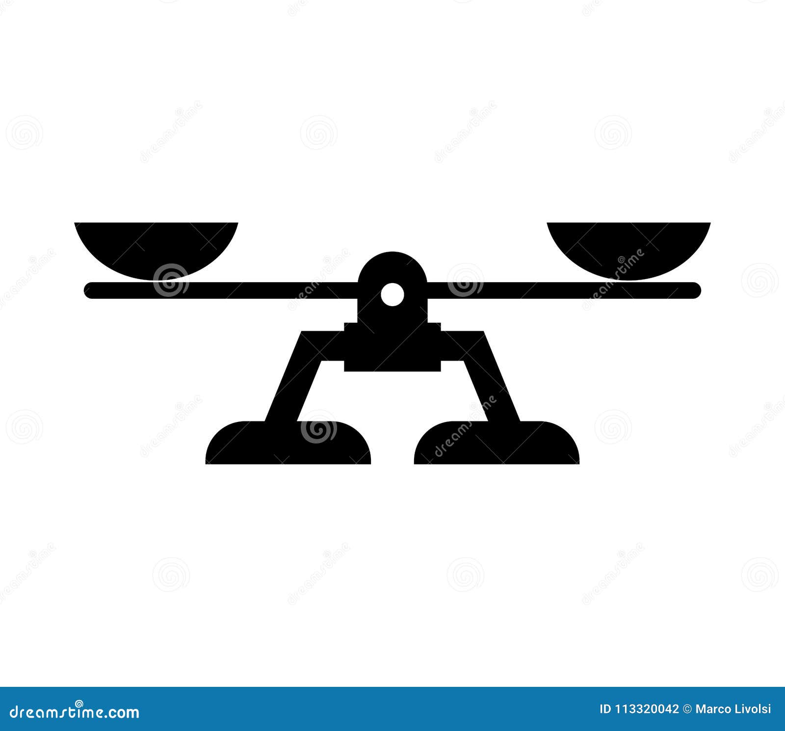 Scales icon stock illustration. Illustration of blue - 113320042