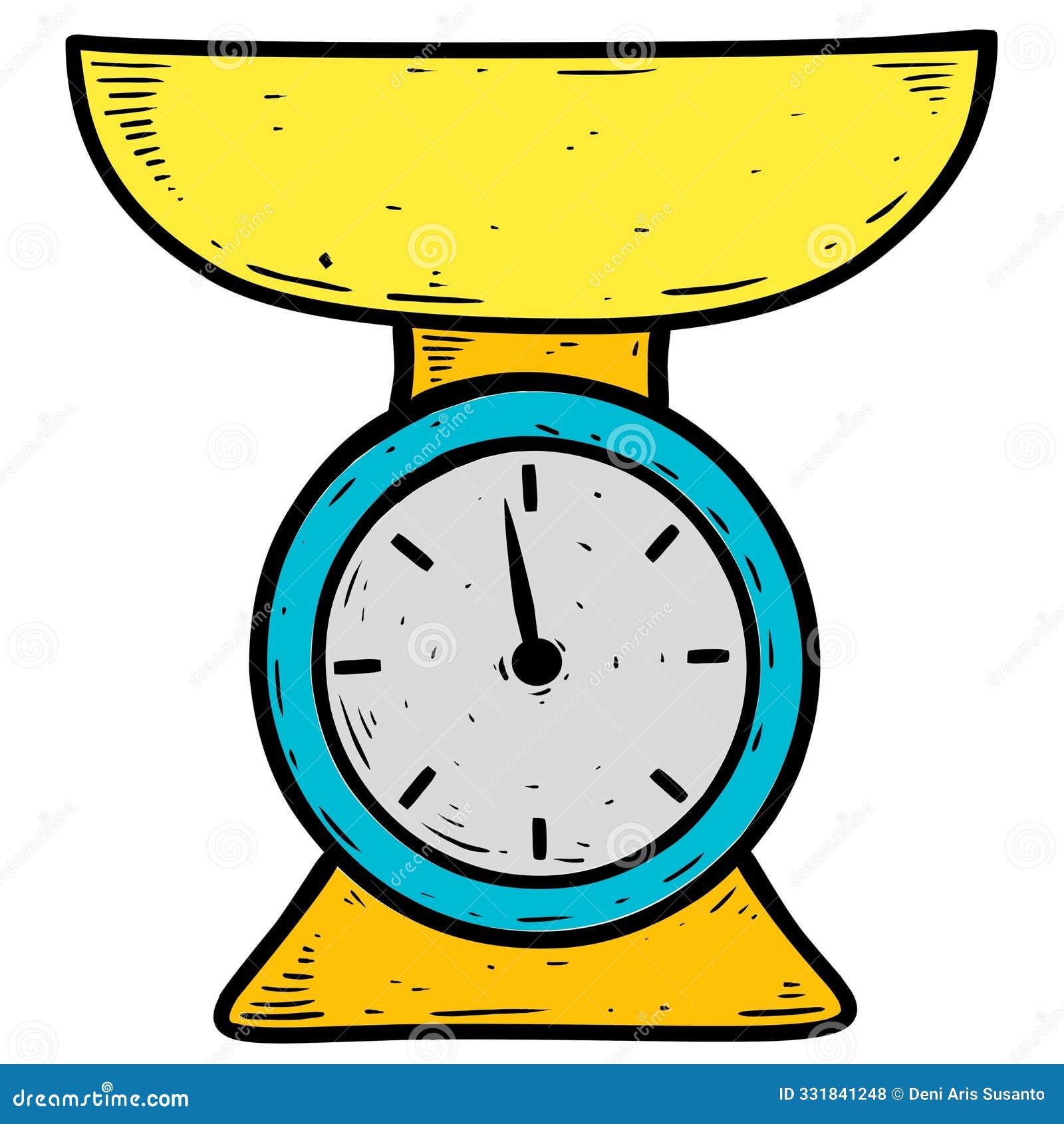 Scales isolated on white stock illustration. Illustration of measuring ...