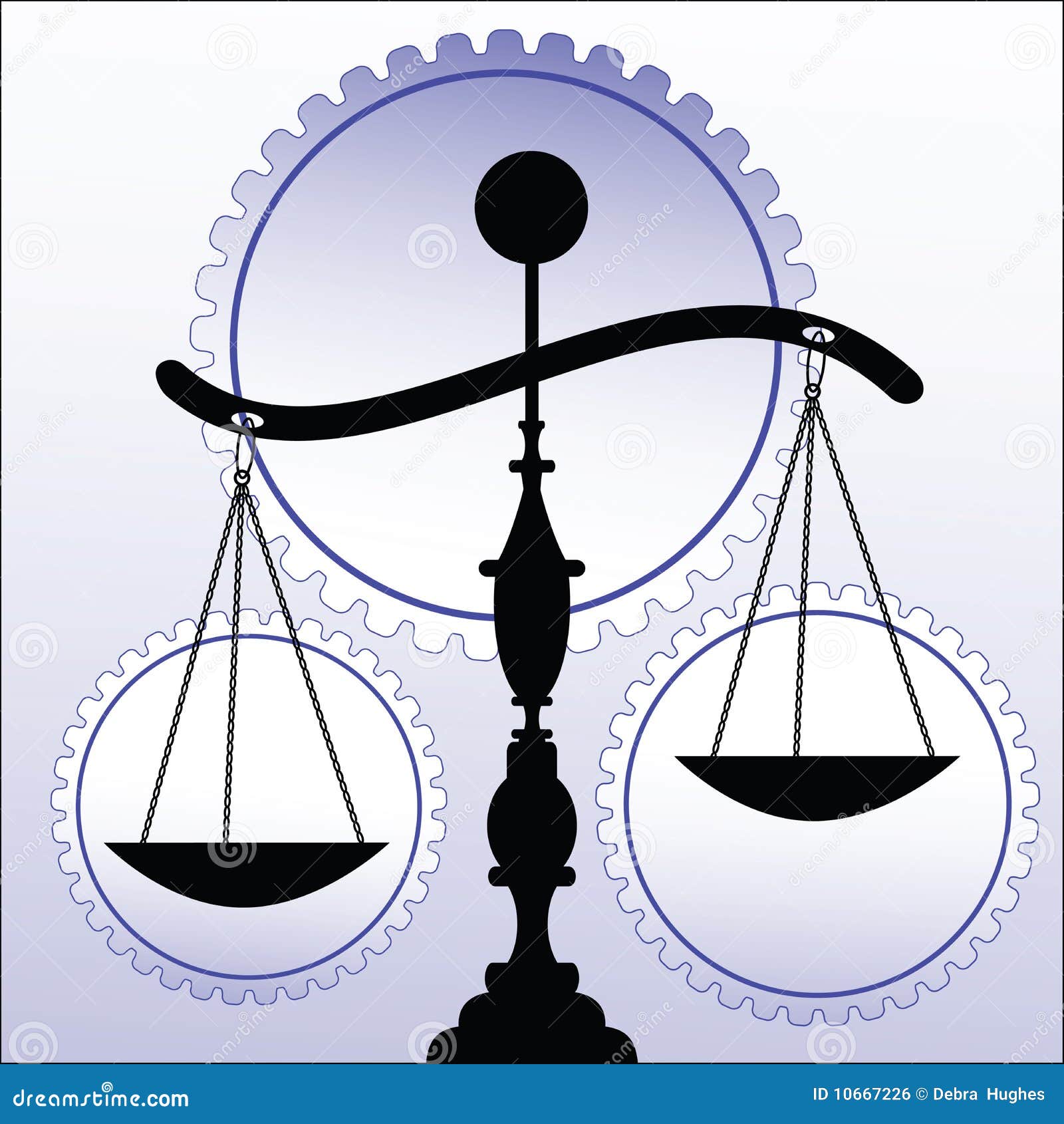 Stylized Scales Of Justice Stock Photo | CartoonDealer.com #3887538