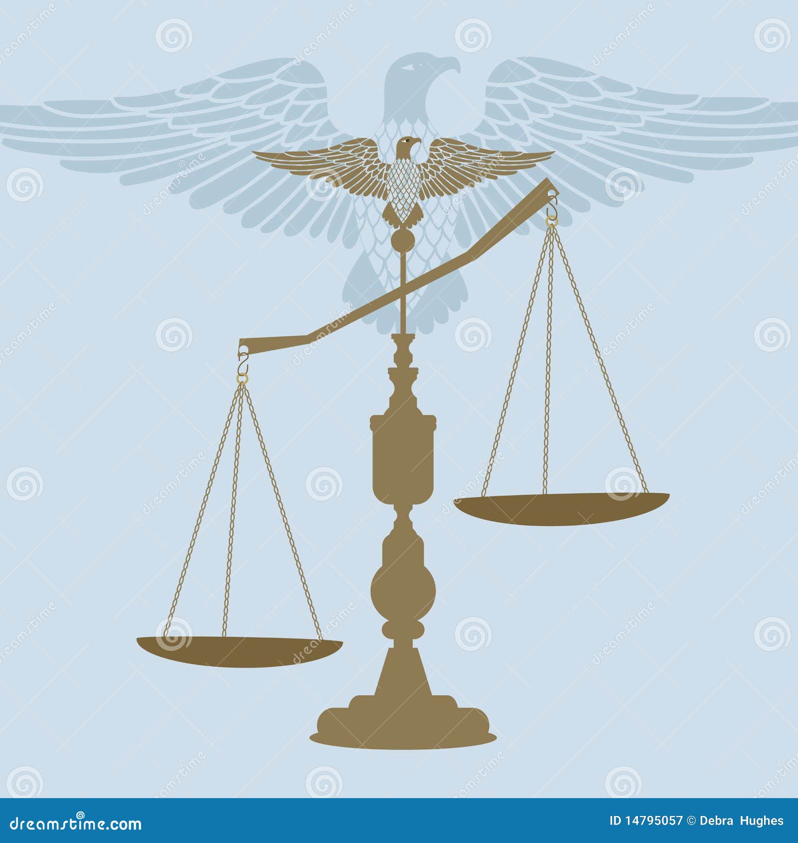 Unbalanced Justice Scale Cartoon Vector | CartoonDealer.com #36421905