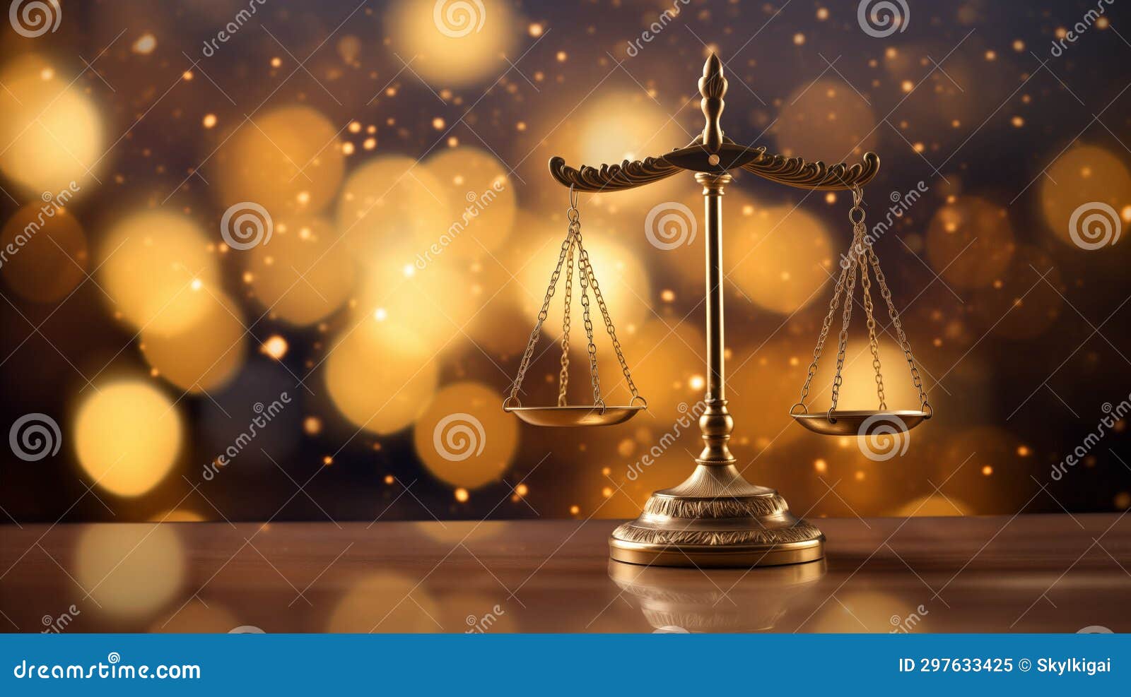 Scales of Justice on a Colorful Abstract Background Stock Image - Image ...