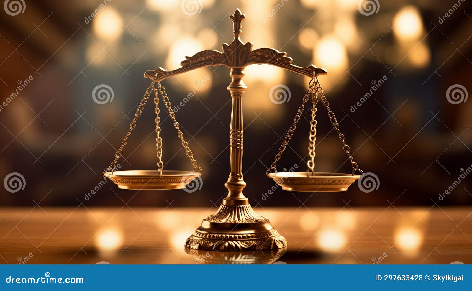 Scales of Justice on a Colorful Abstract Background Stock Photo - Image ...