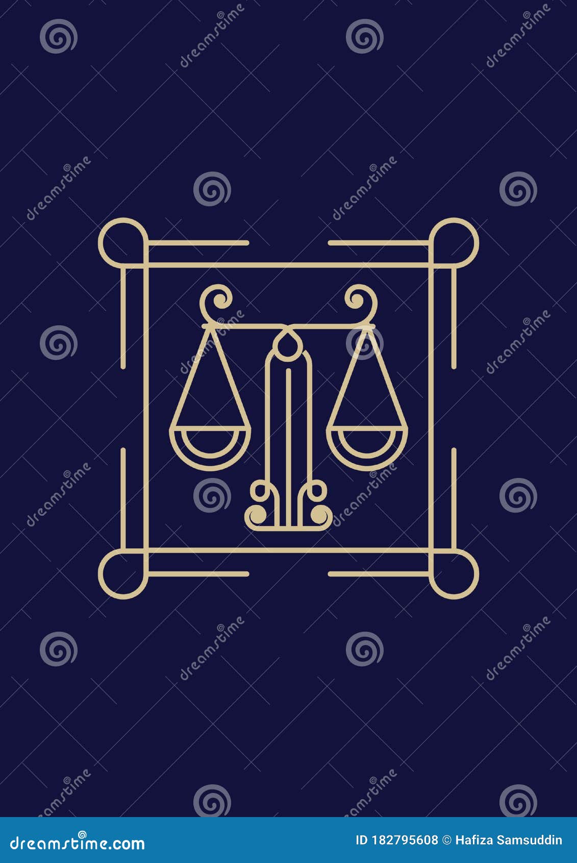 Scales of justice design stock vector. Illustration of balancing ...
