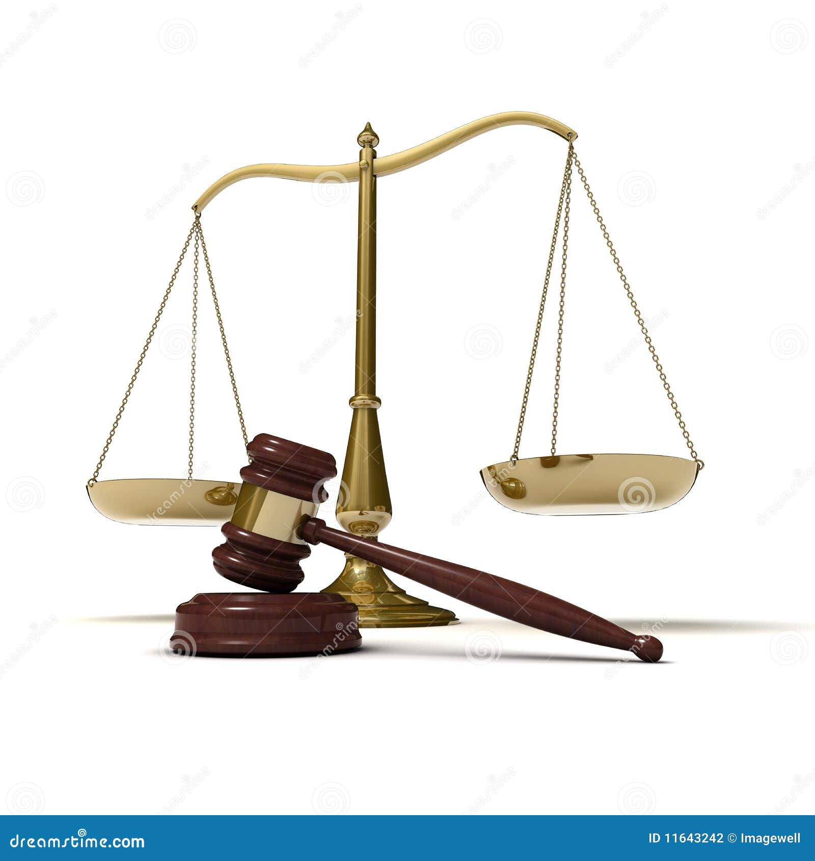 Scales Of Justice, Showing The Guilty Being Sentenced To Prison Stock ...