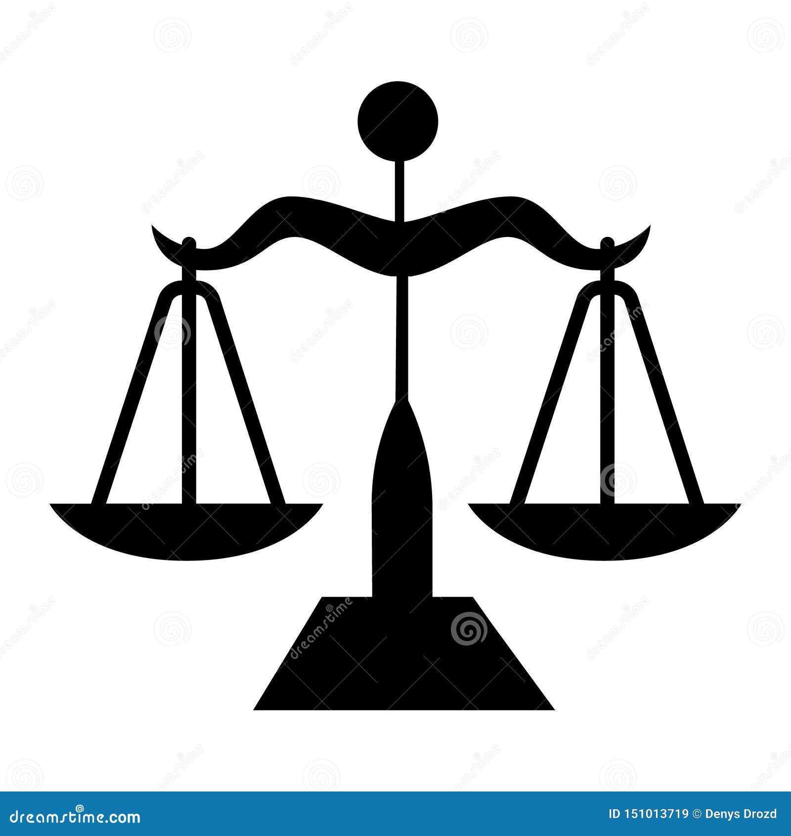 Scales Justice Icon Symbol Vector. Symbol for Web Site Computer and ...
