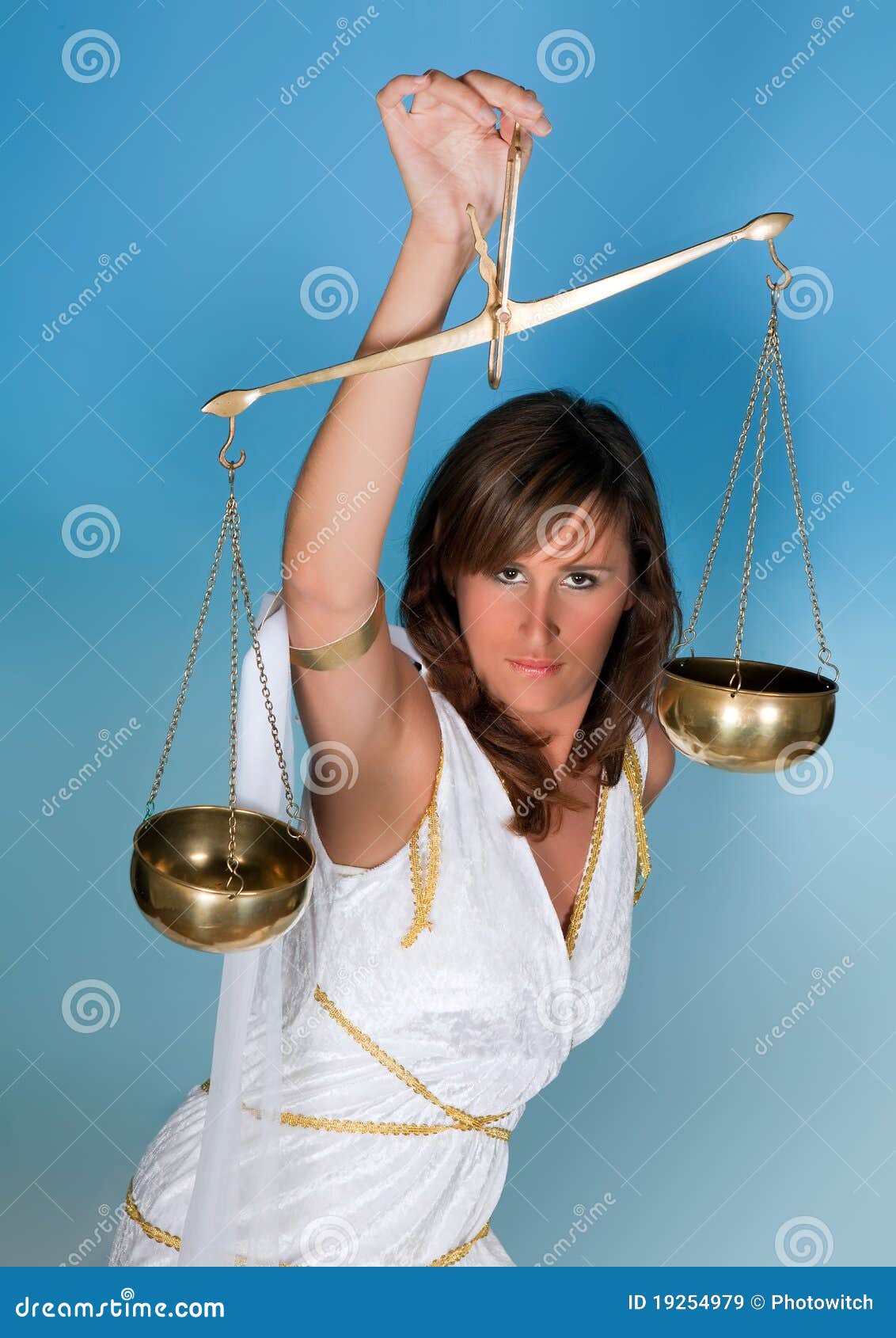 Scales or Libra woman stock image. Image of libra, sign - 19254979