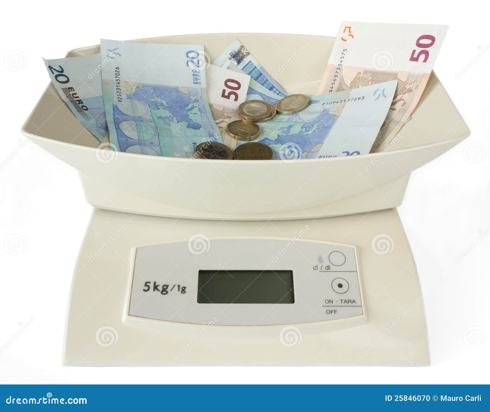 Scales with Money stock photo. Image of weight, value - 25846070