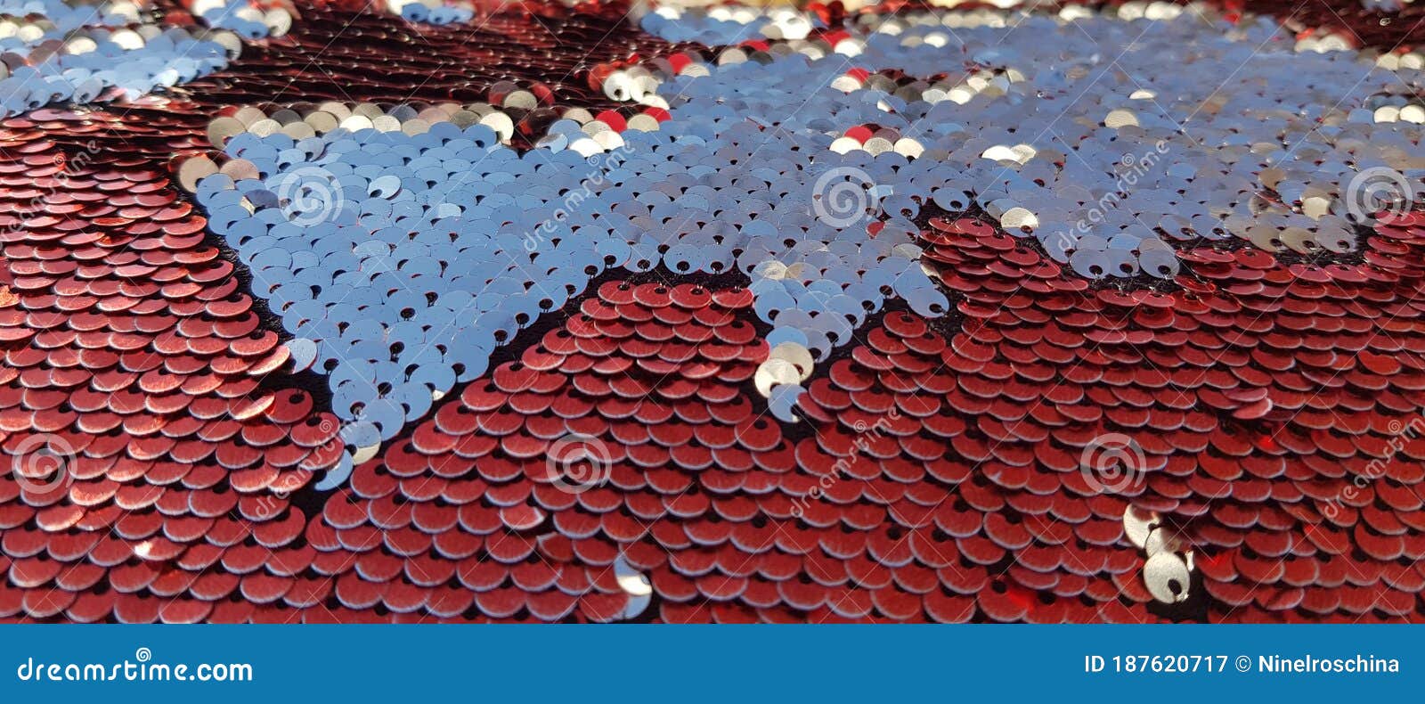 Scales of Round Sequins Texture Background in Shape of World Map Stock ...