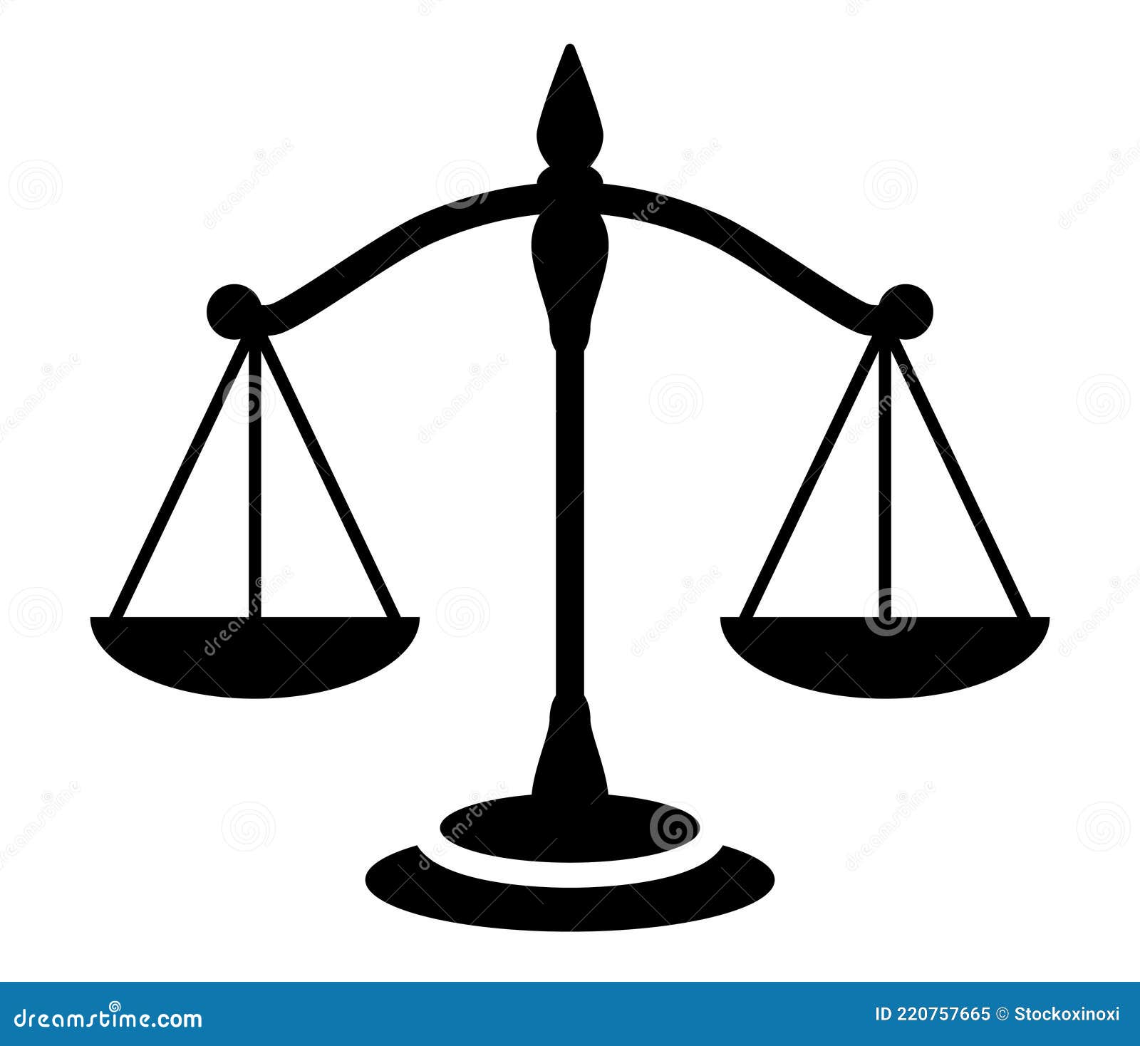 Scales Vector Icon Balance Symbol Stock Vector - Illustration of scales ...