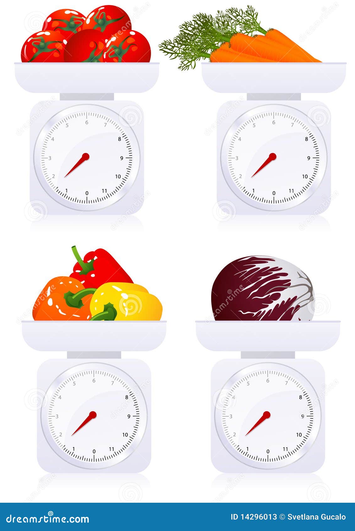 Scales with vegetables stock vector. Illustration of icon - 14296013
