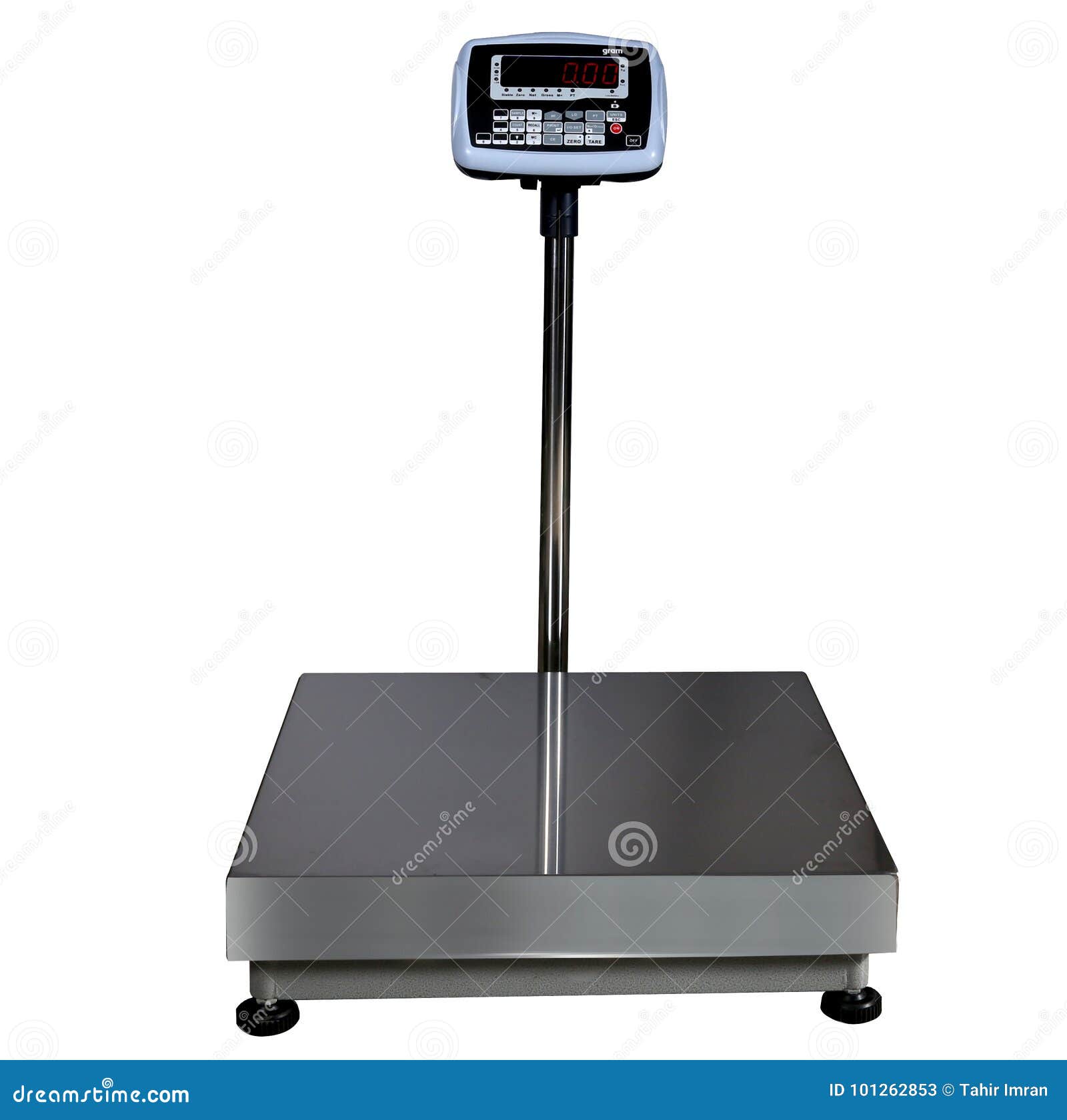 Weighing Objects On The Electronic Balance Stock Photography ...