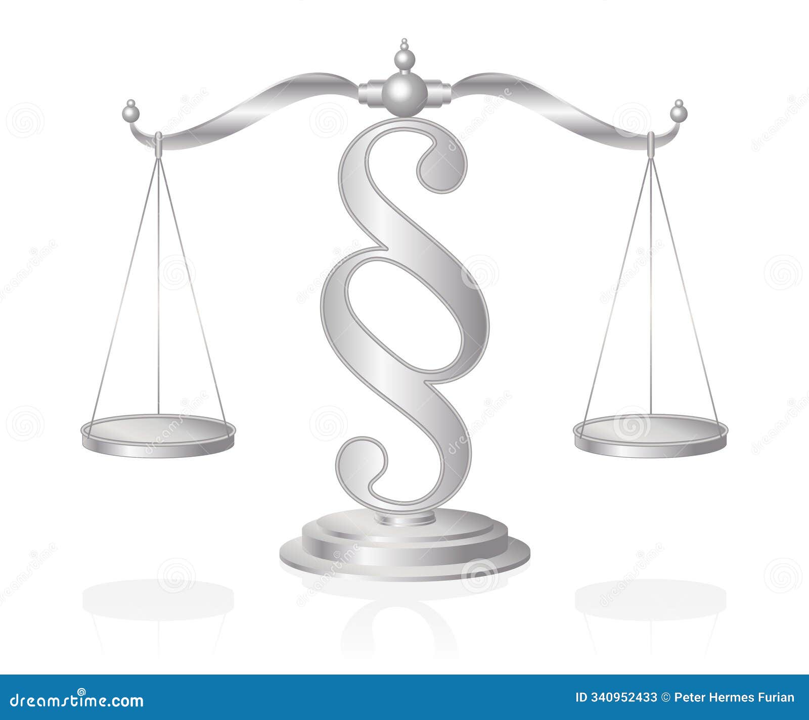 Scales of Justice, a Symbol of Measuring Support and Opposition of a ...
