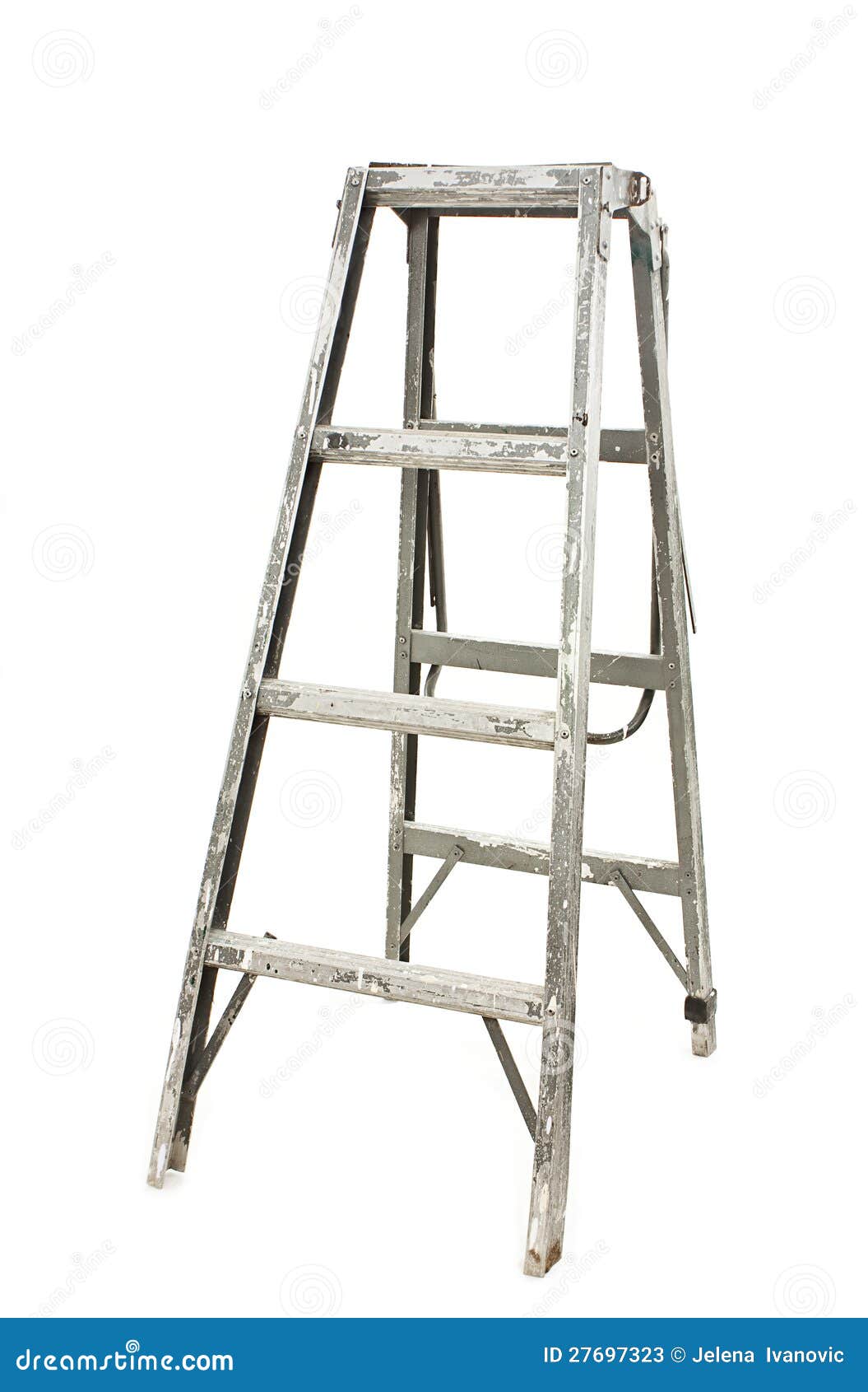Scaletta immagine stock. Immagine di vista, metallo, alluminio - 27697323