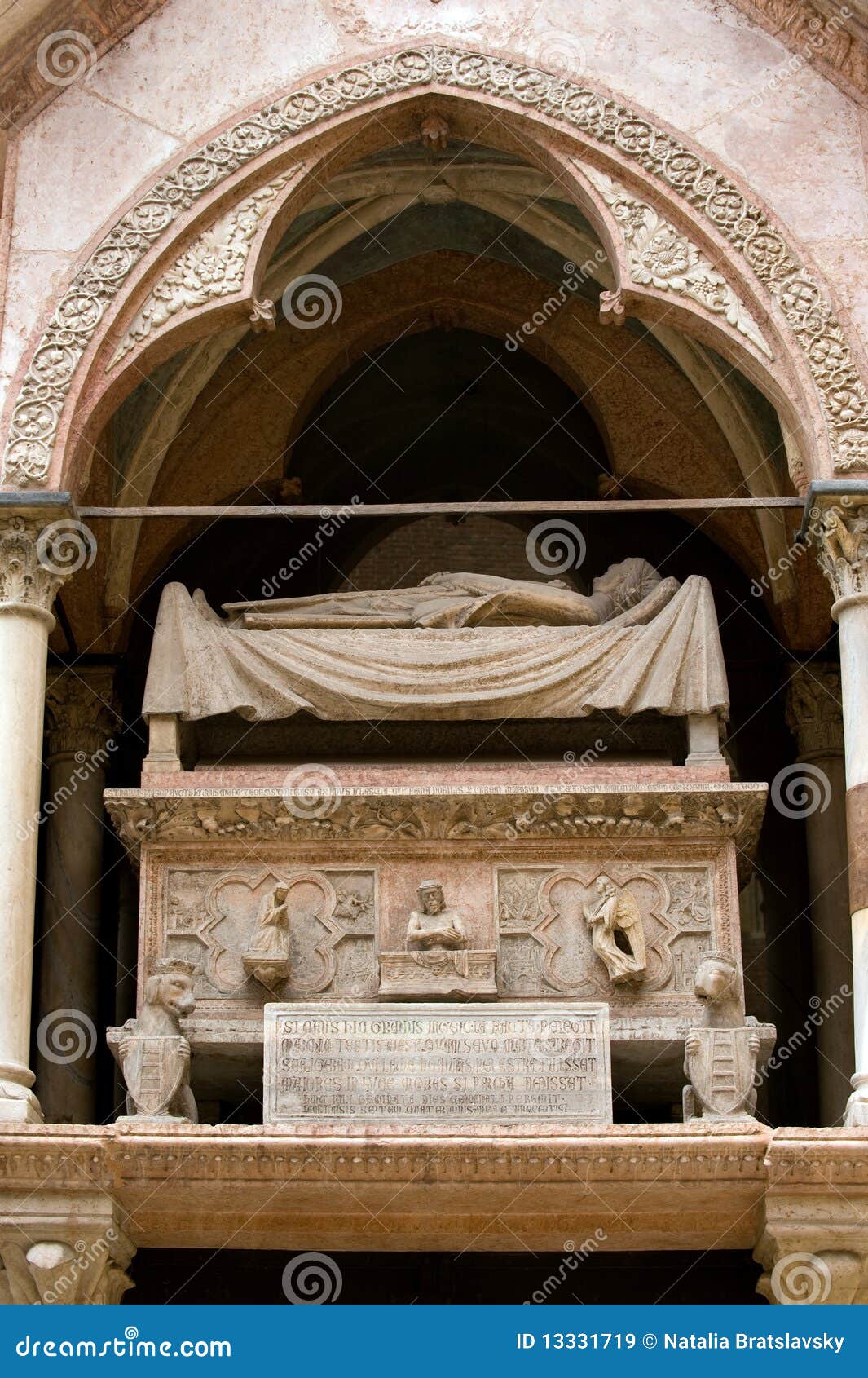 Scaliger Tombs, Gothic Funerary Monuments Of The Scaliger Family, Who ...
