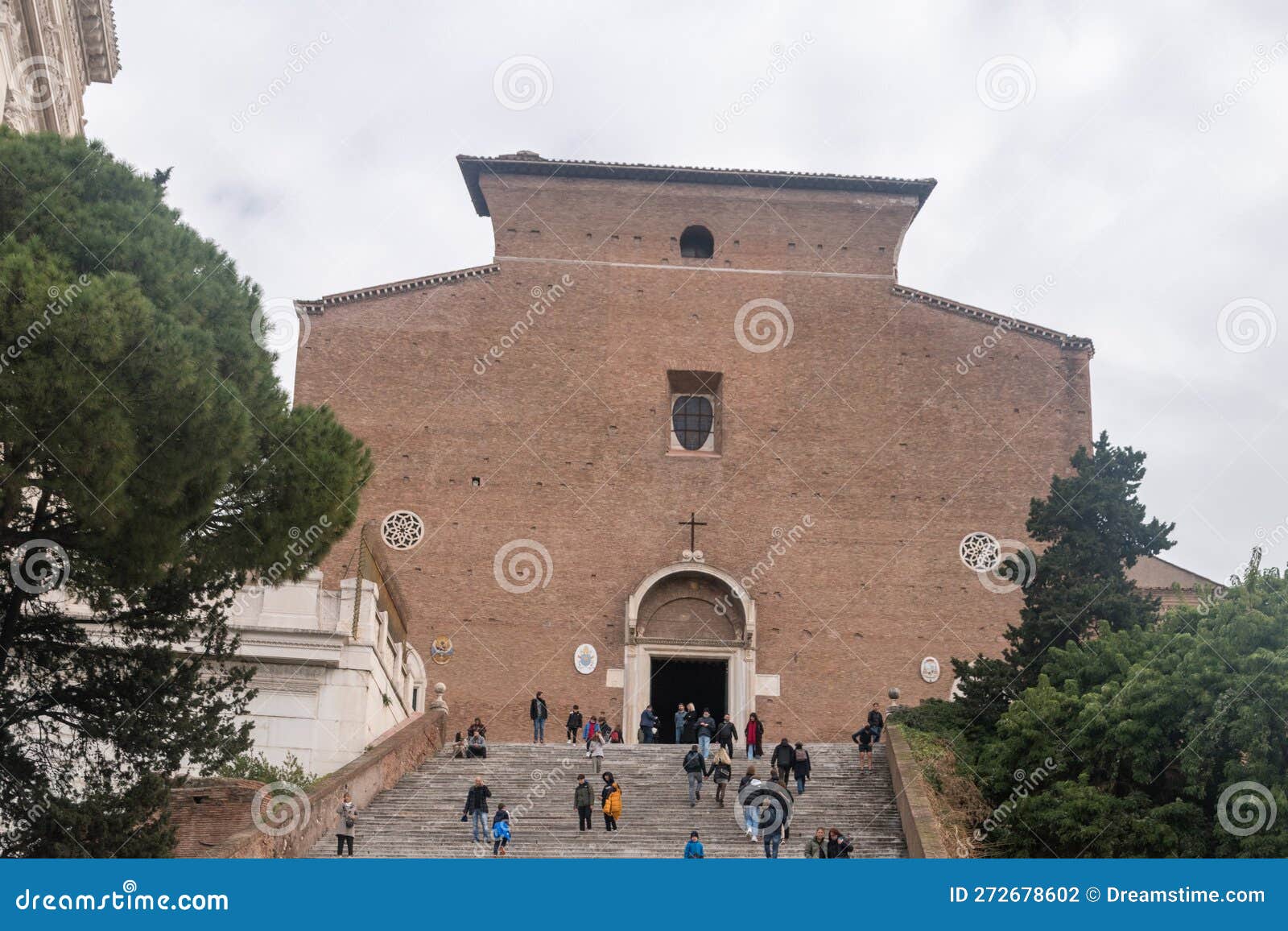 Scalinata dell Ara Coeli editorial photography. Image of italy - 272678602