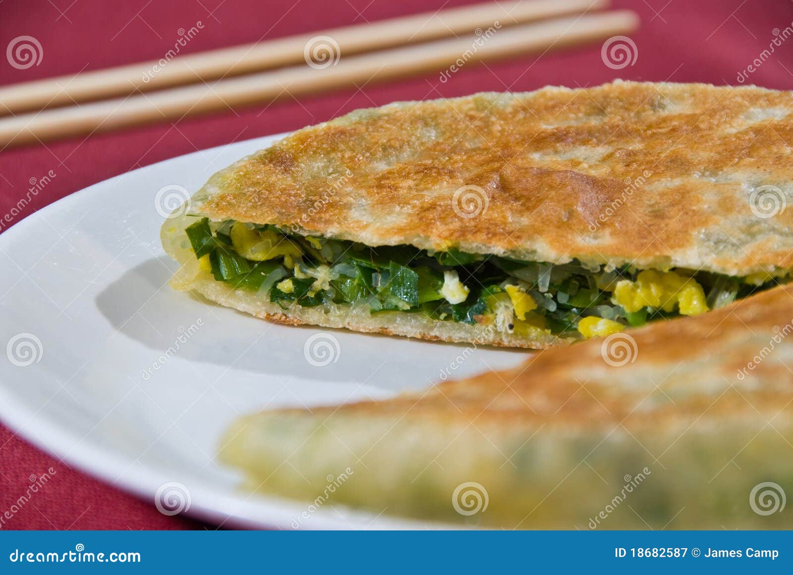 Scallion pie stock image. Image of horizontal, green - 18682587