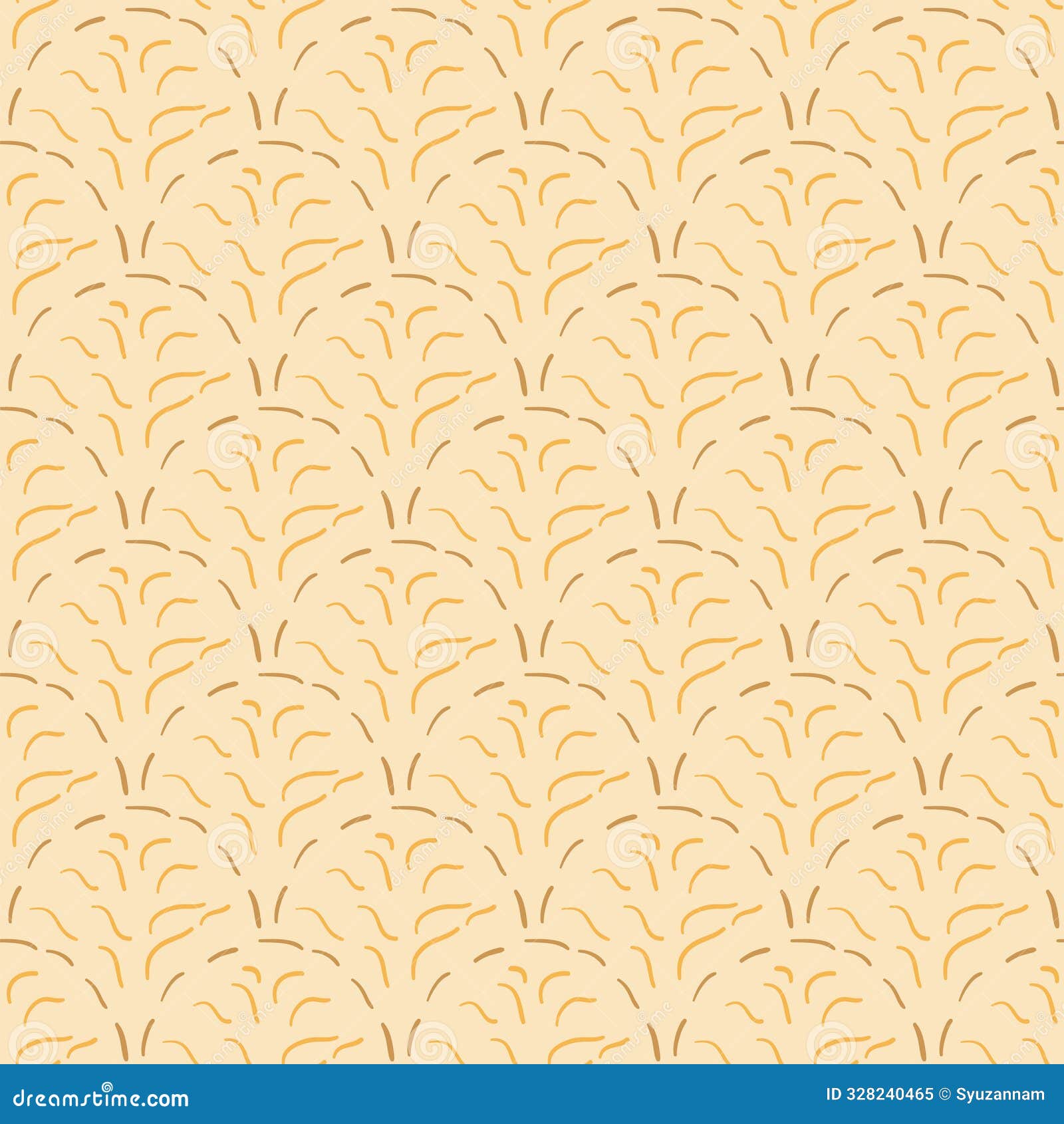 Scallop Abstract Seamless Pattern. Beige Lines Repeat Background ...