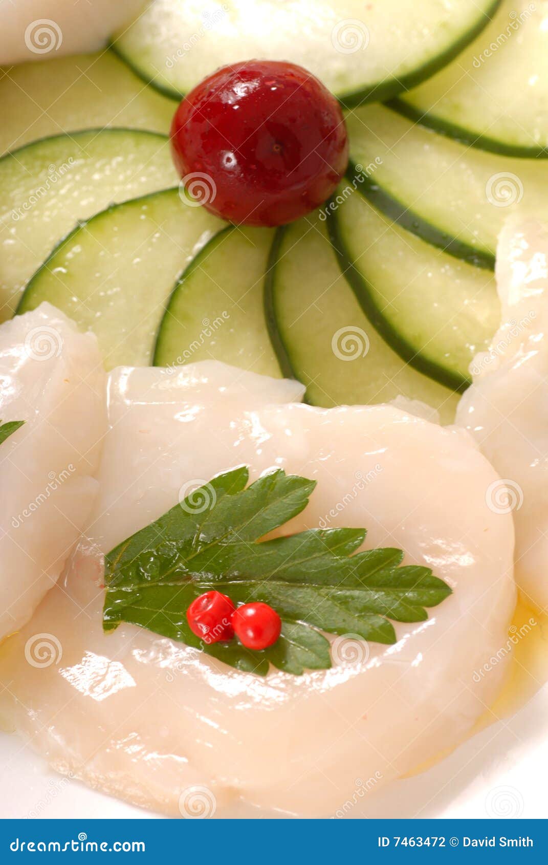 Scallop carpaccio stock photo. Image of food, dessert - 7463472
