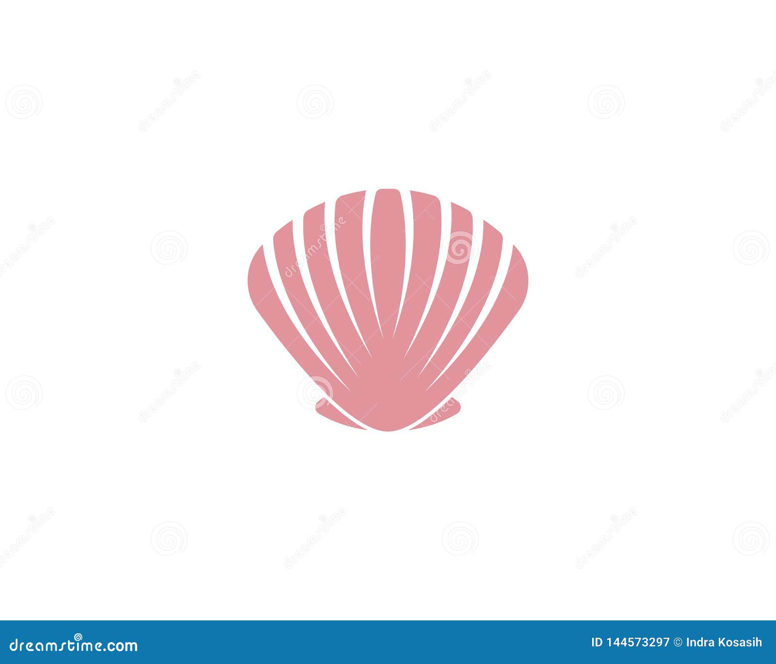 Scallop Logo Template Vector Icon Illustartion Stock Illustration ...