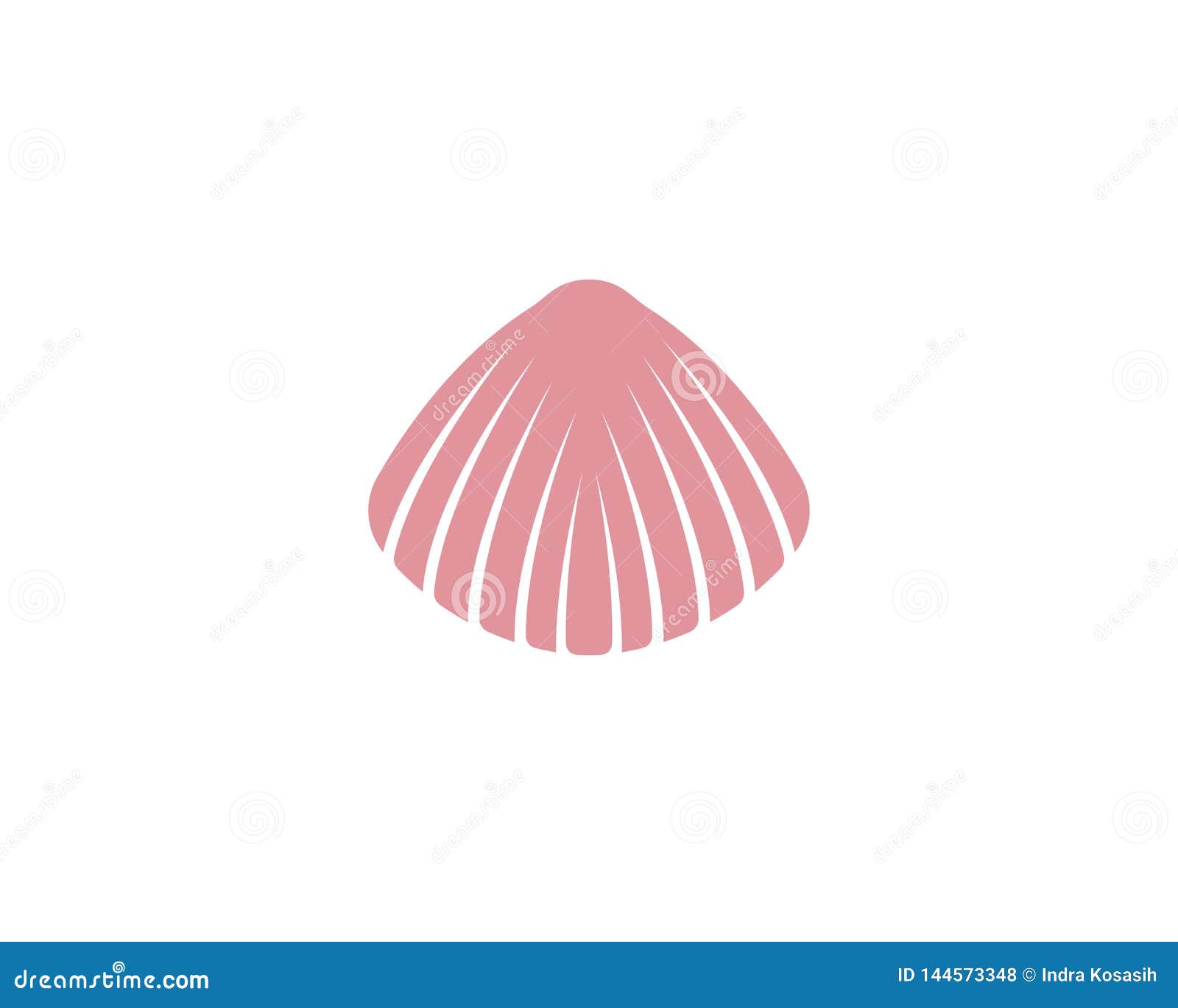 Scallop Logo Template Vector Icon Illustartion Stock Illustration ...