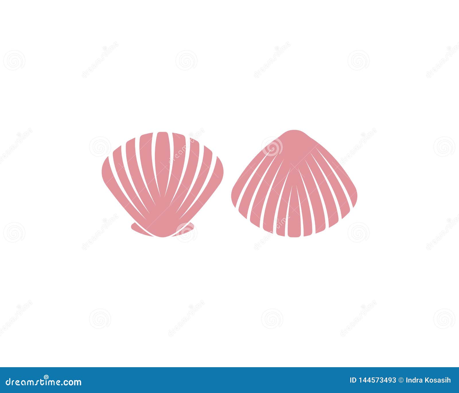 Scallop Logo Template Vector Icon Illustartion Stock Illustration ...