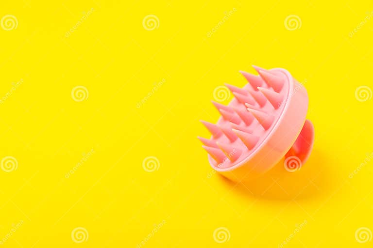 Scalp Massage Brush On Background Stock Image Image Of People