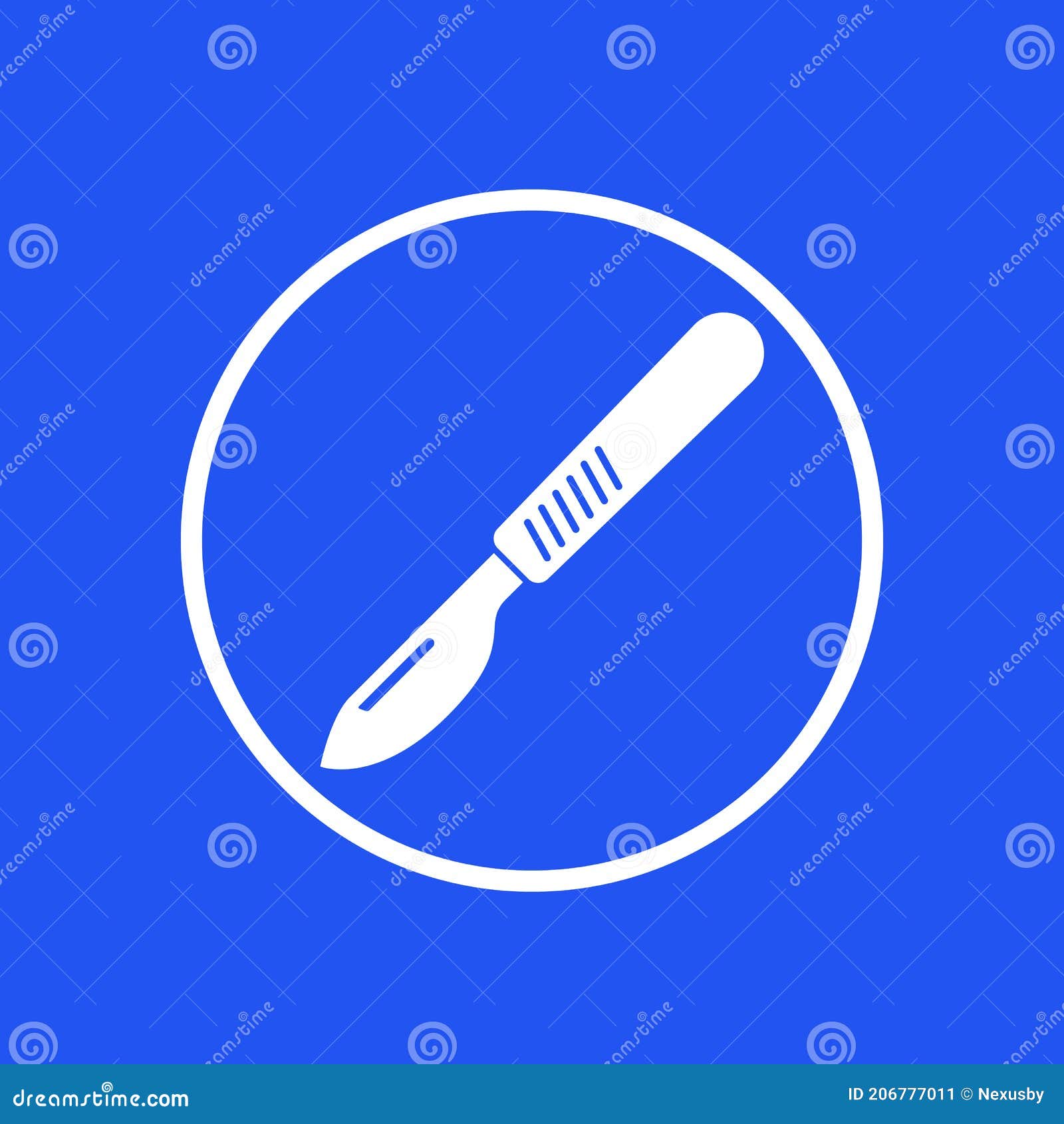 Scalpel Icon, Surgery Tool Vector Stock Illustration - Illustration of ...