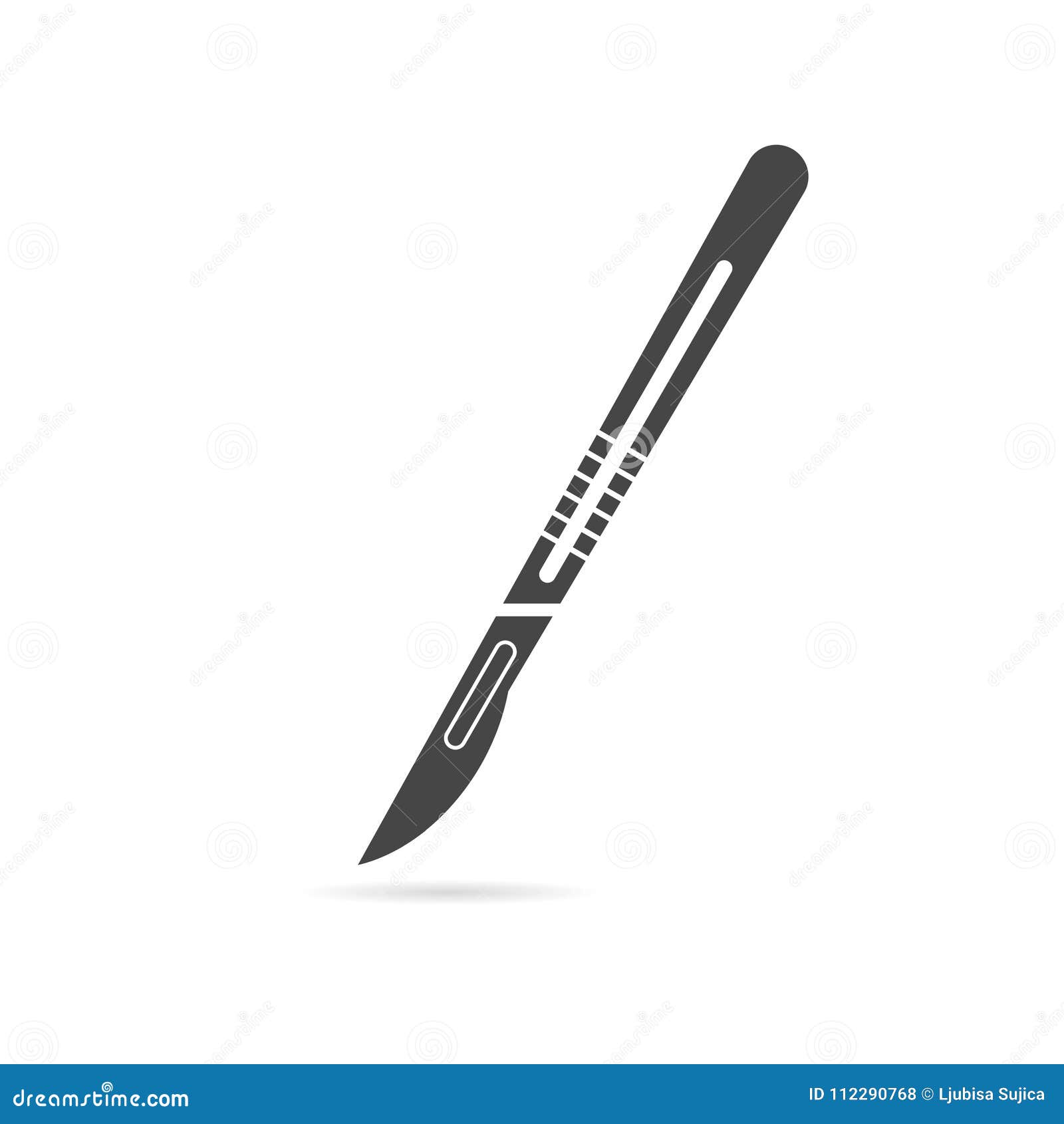 Scalpel Icon Or Logo Cartoon Vector | CartoonDealer.com #138102191