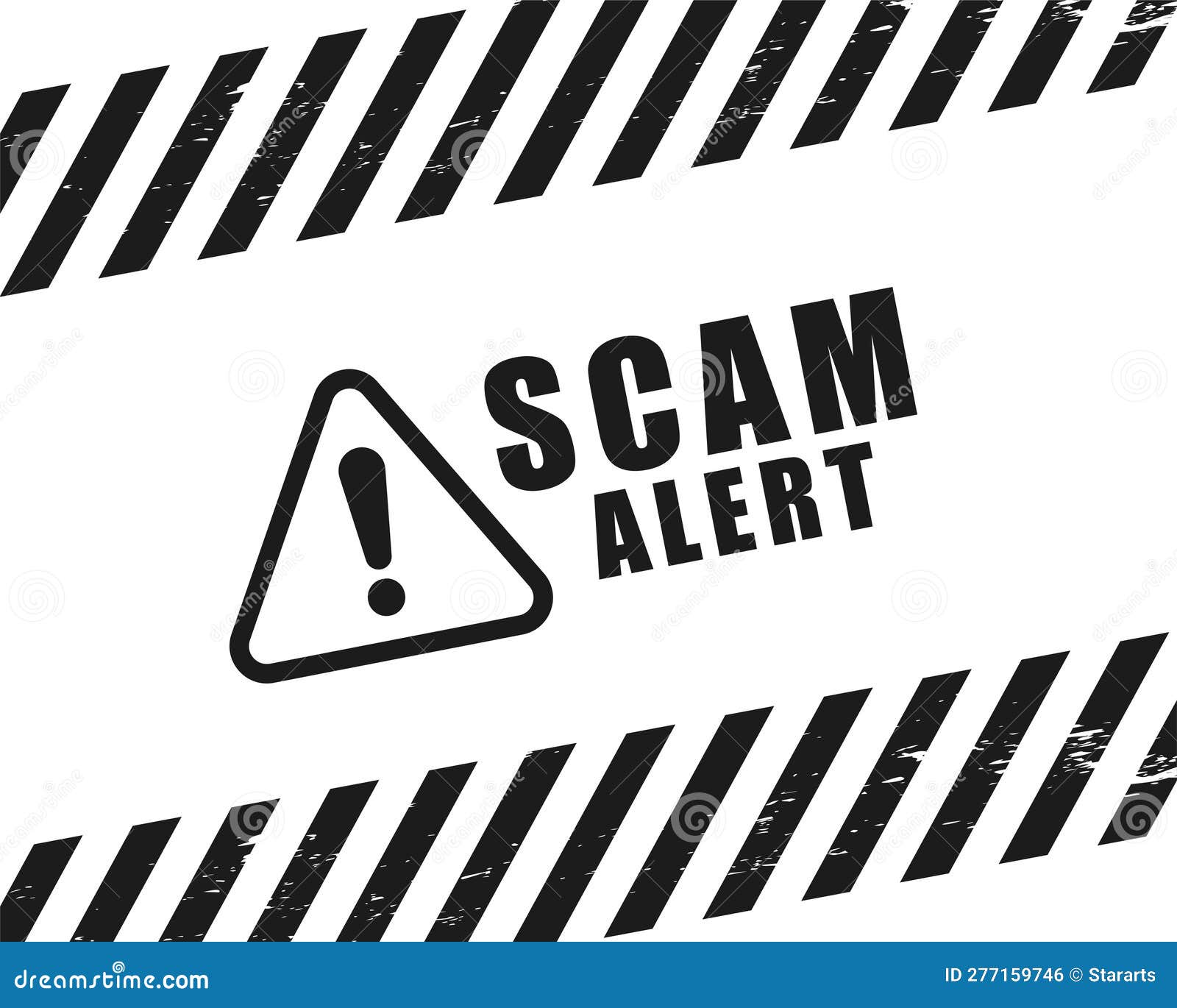 Scam Alert Caution Sign Background For Message Safety Vector ...