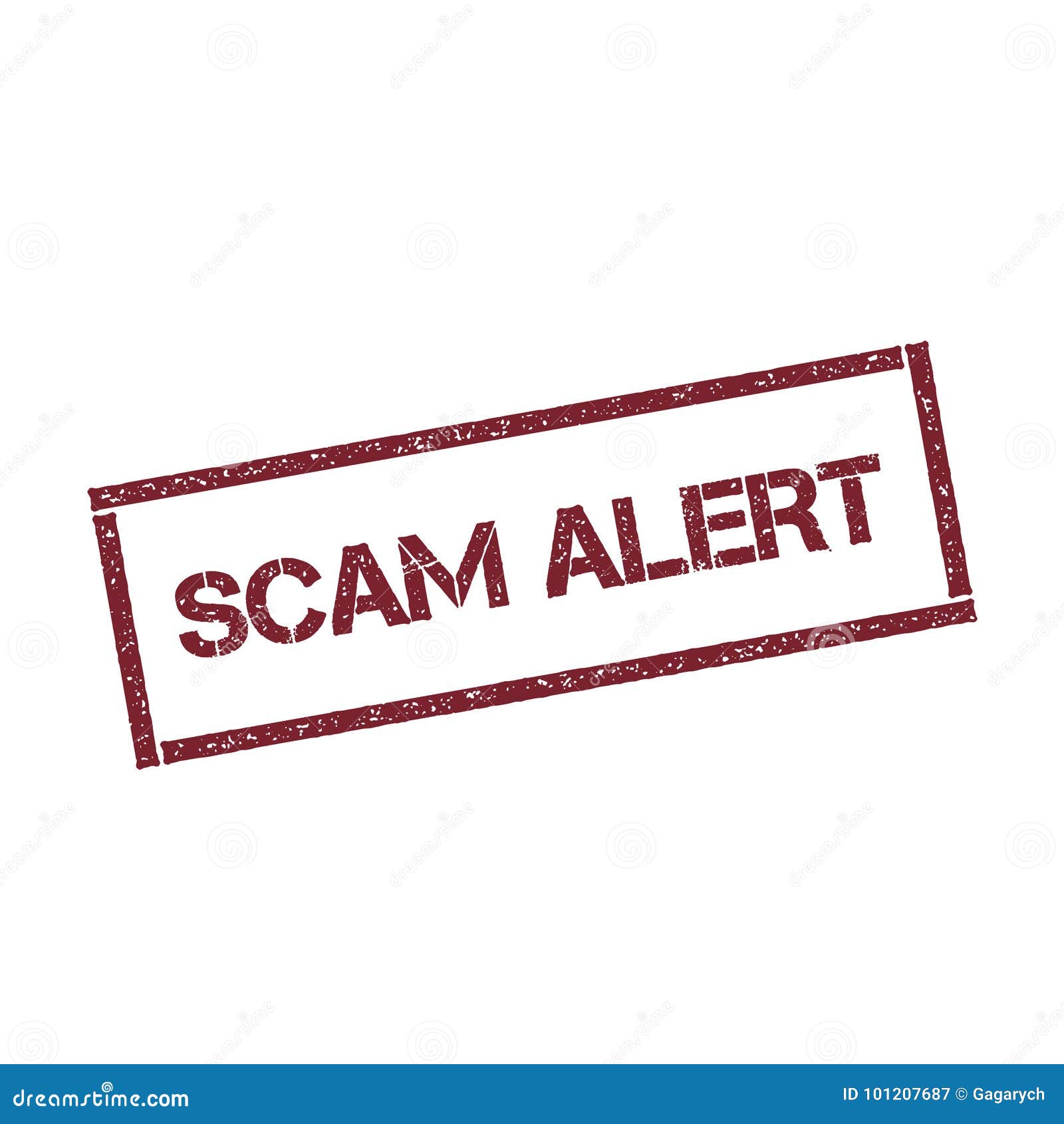 Scam Alert Rectangular Stamp. Stock Vector - Illustration of crime ...