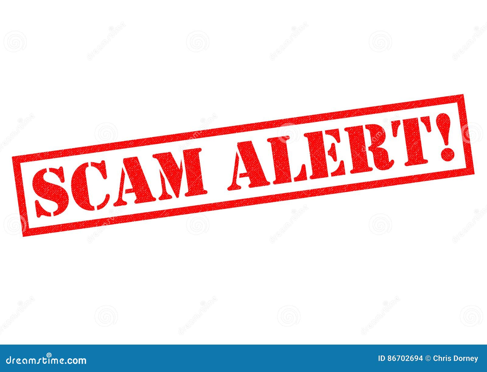 SCAM ALERT! stock illustration. Illustration of heading - 86702694