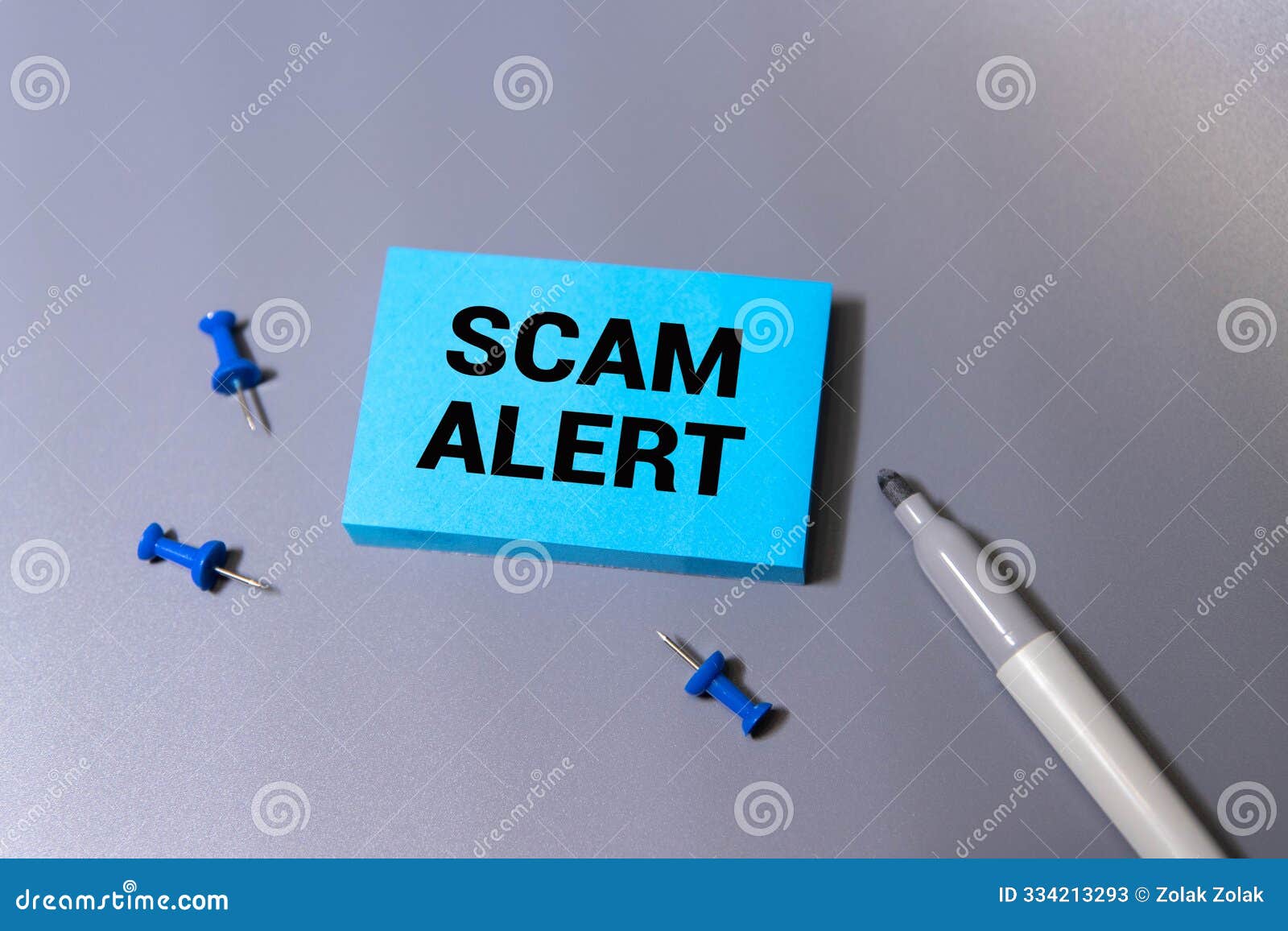 Scam Alert Text on Card, Concept Background Stock Image - Image of ...