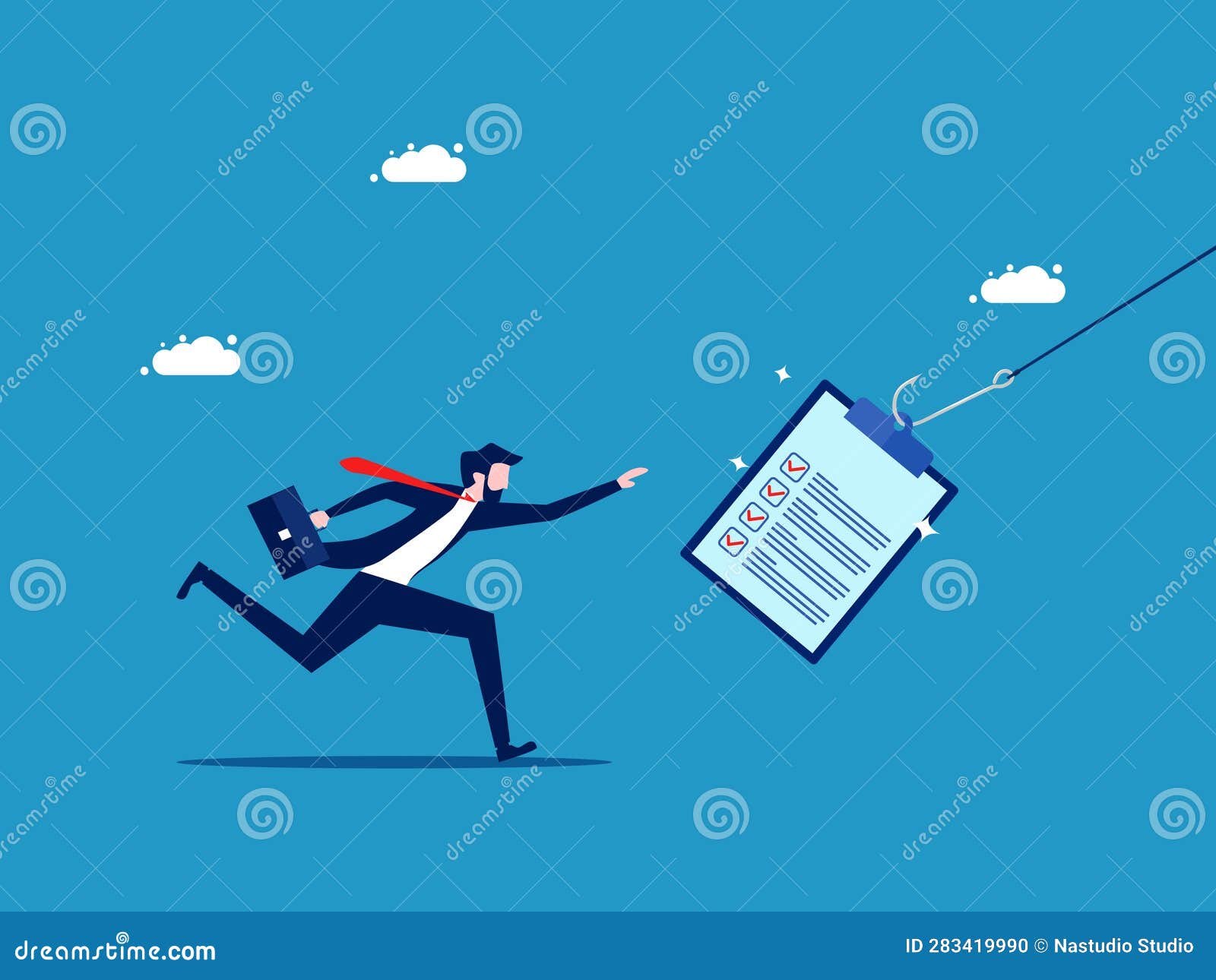 Scam Documents. the Businessman Was Lured by the Enticing Documents ...