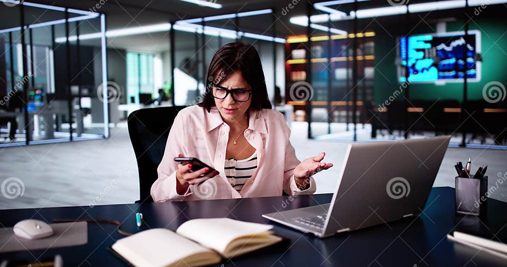 Scam Message. Email Text Mistake Fail Stock Image - Image of customer ...