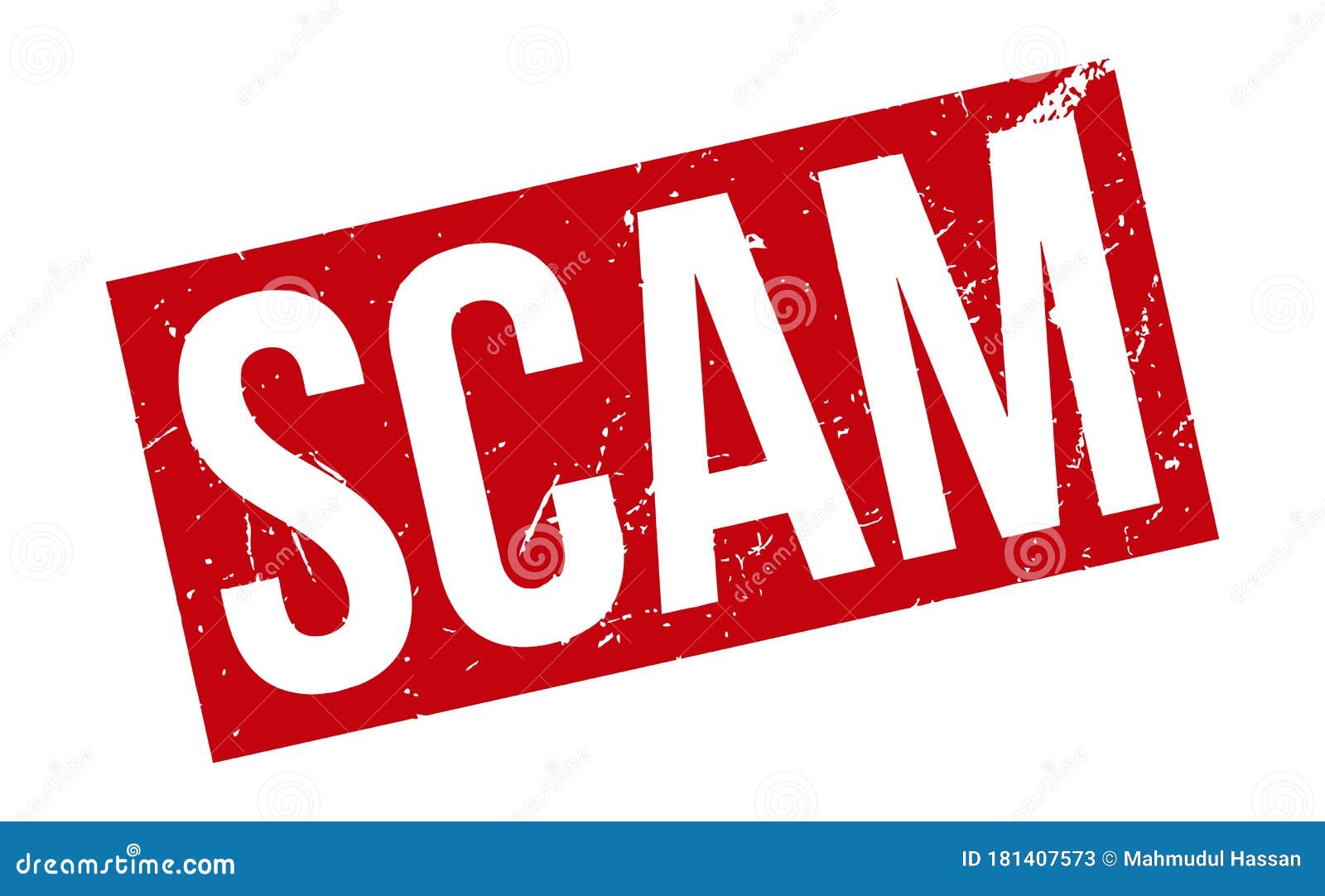 Scam Rubber Stamp. Red Scam Rubber Grunge Stamp Seal Vector ...