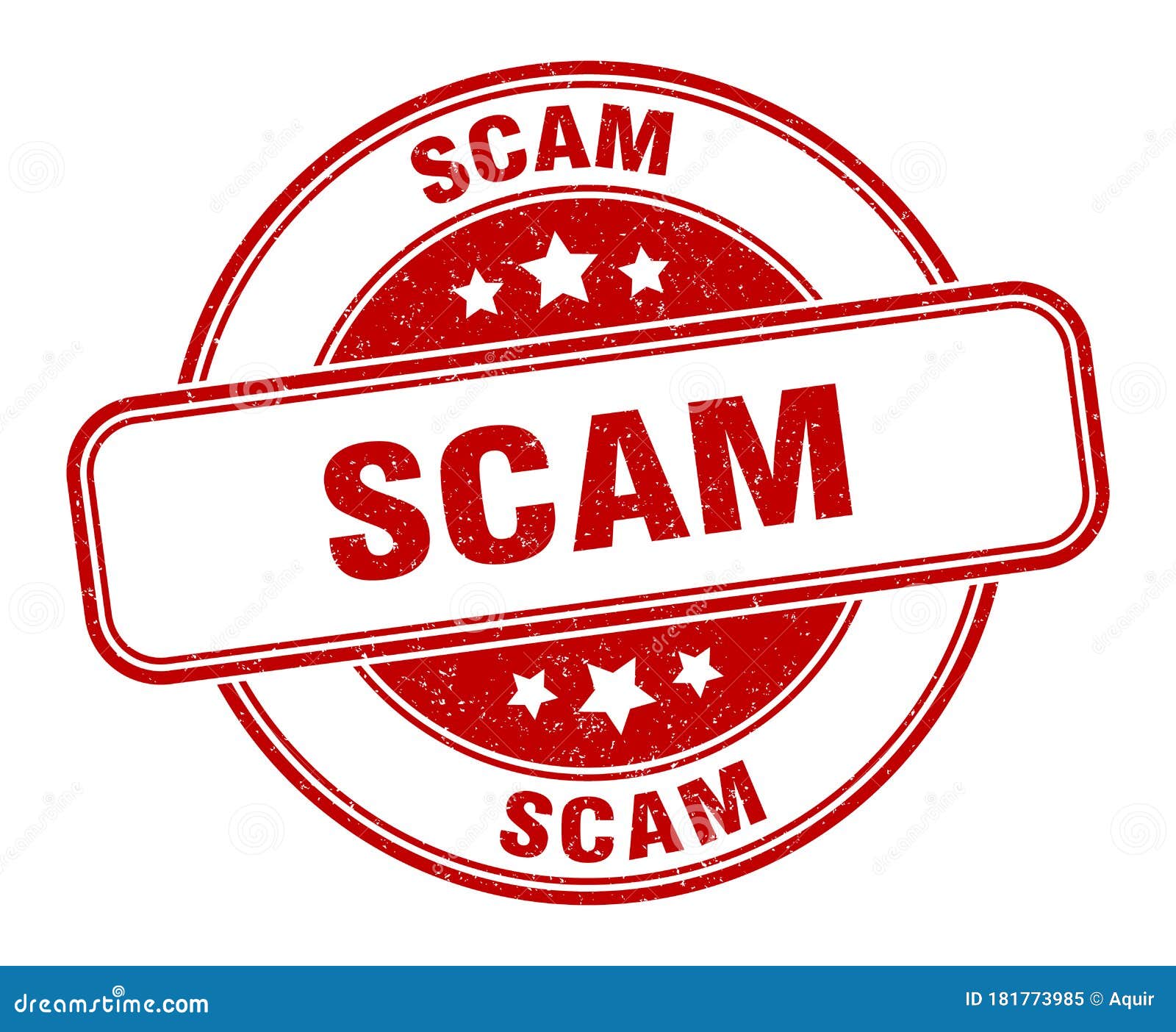 Scam Stamp. Scam Round Grunge Sign Stock Vector - Illustration of stamp ...